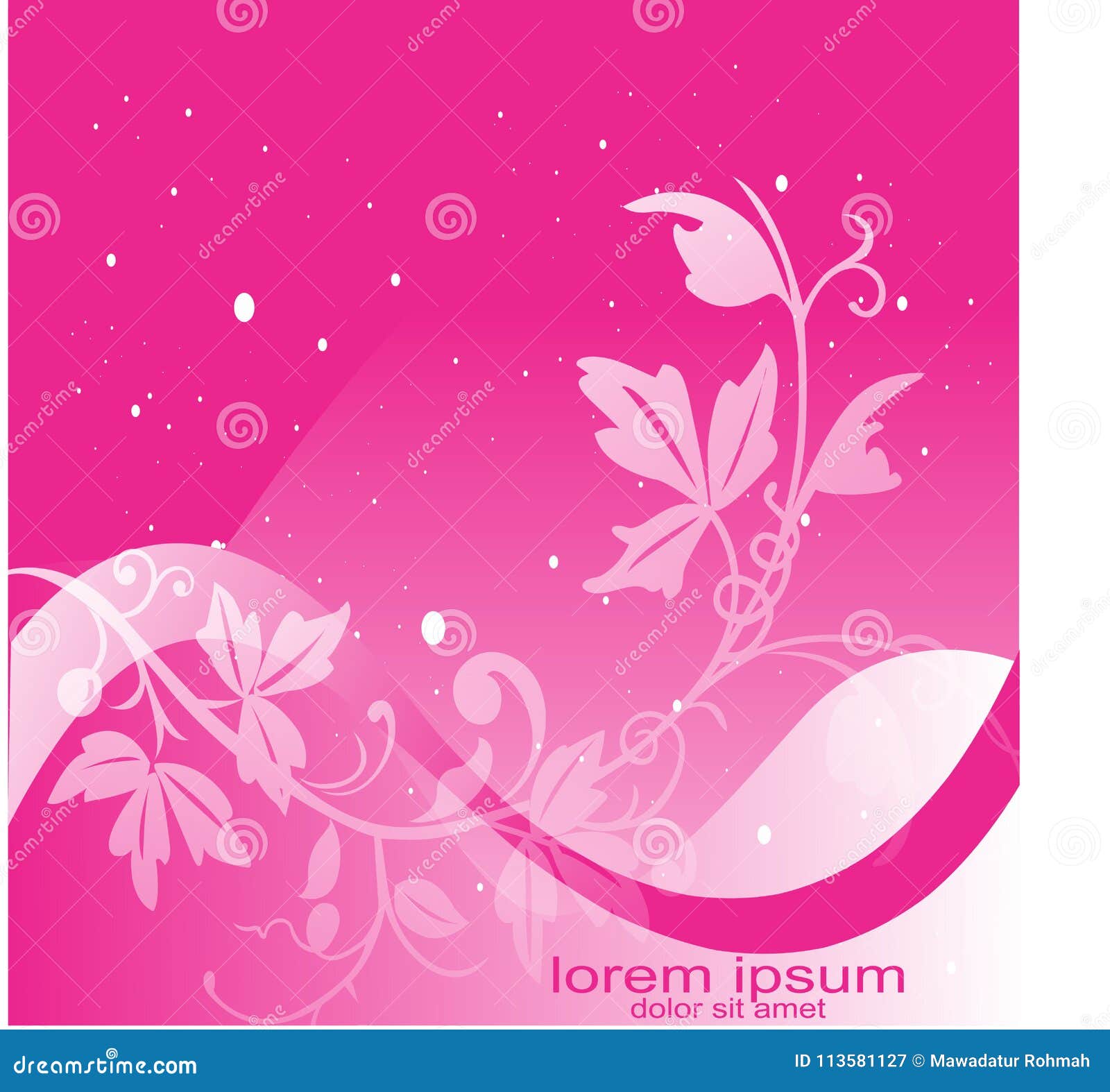 Flower Background Graphic Resource Stock Vector - Illustration of ...