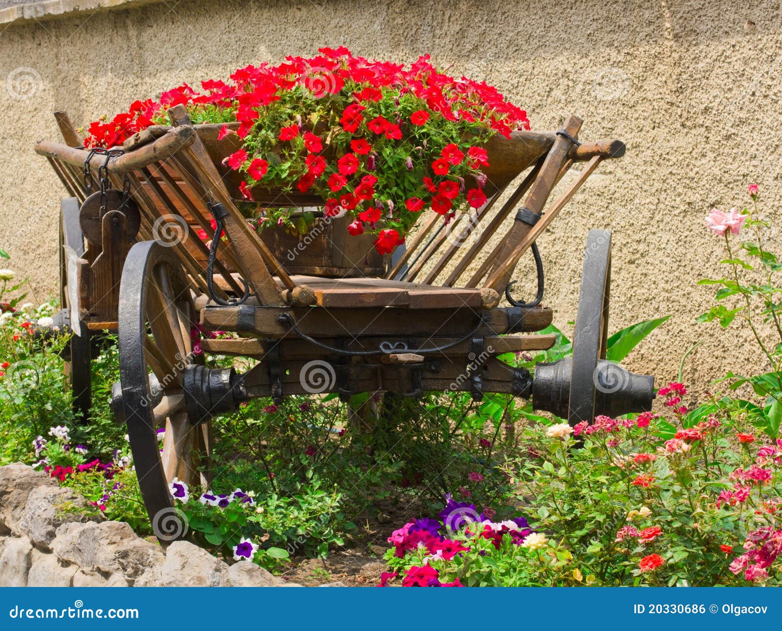 Flower Carts Royalty-Free Stock Photo | CartoonDealer.com #31048317