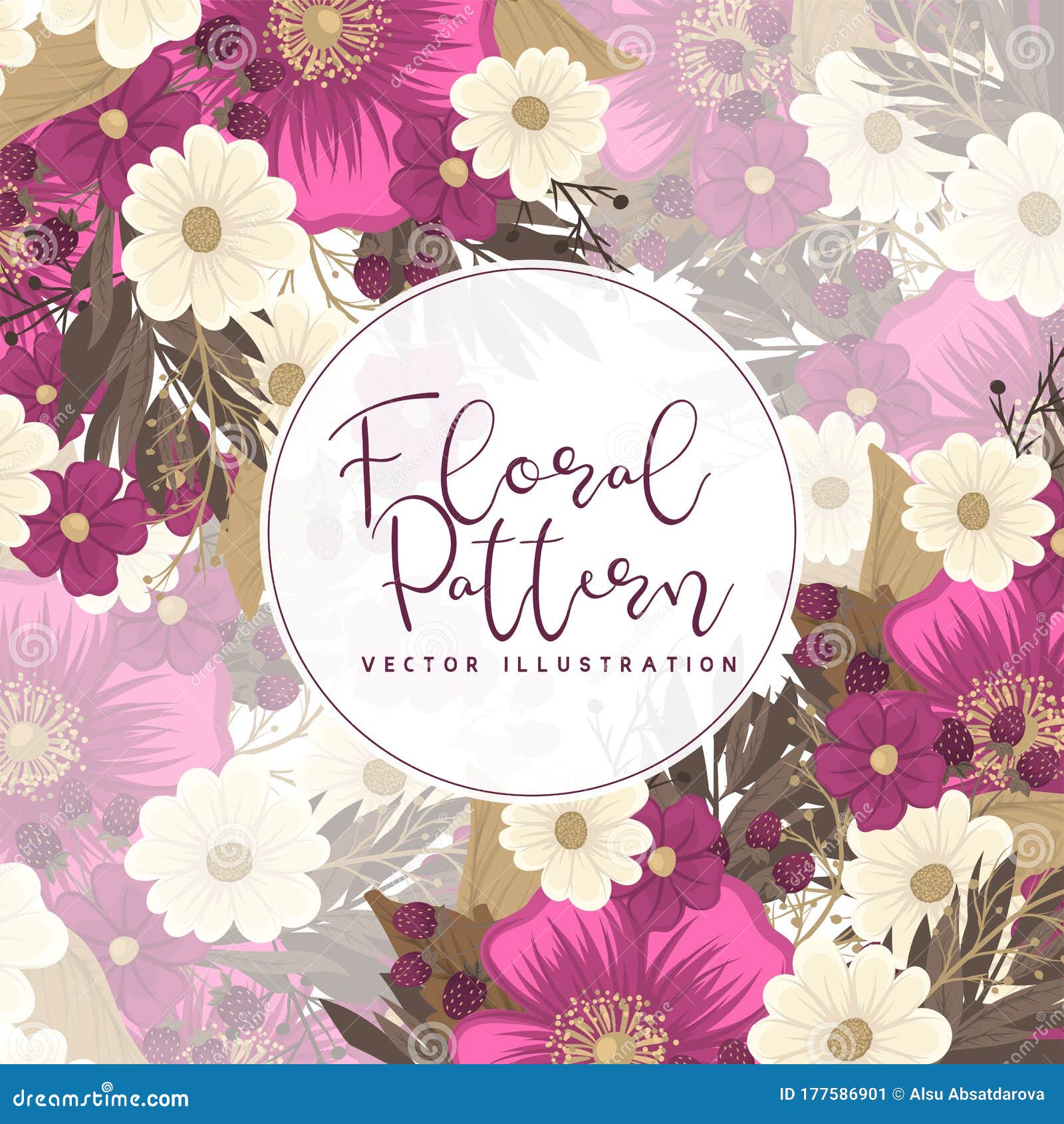 Hot Pink Border Design