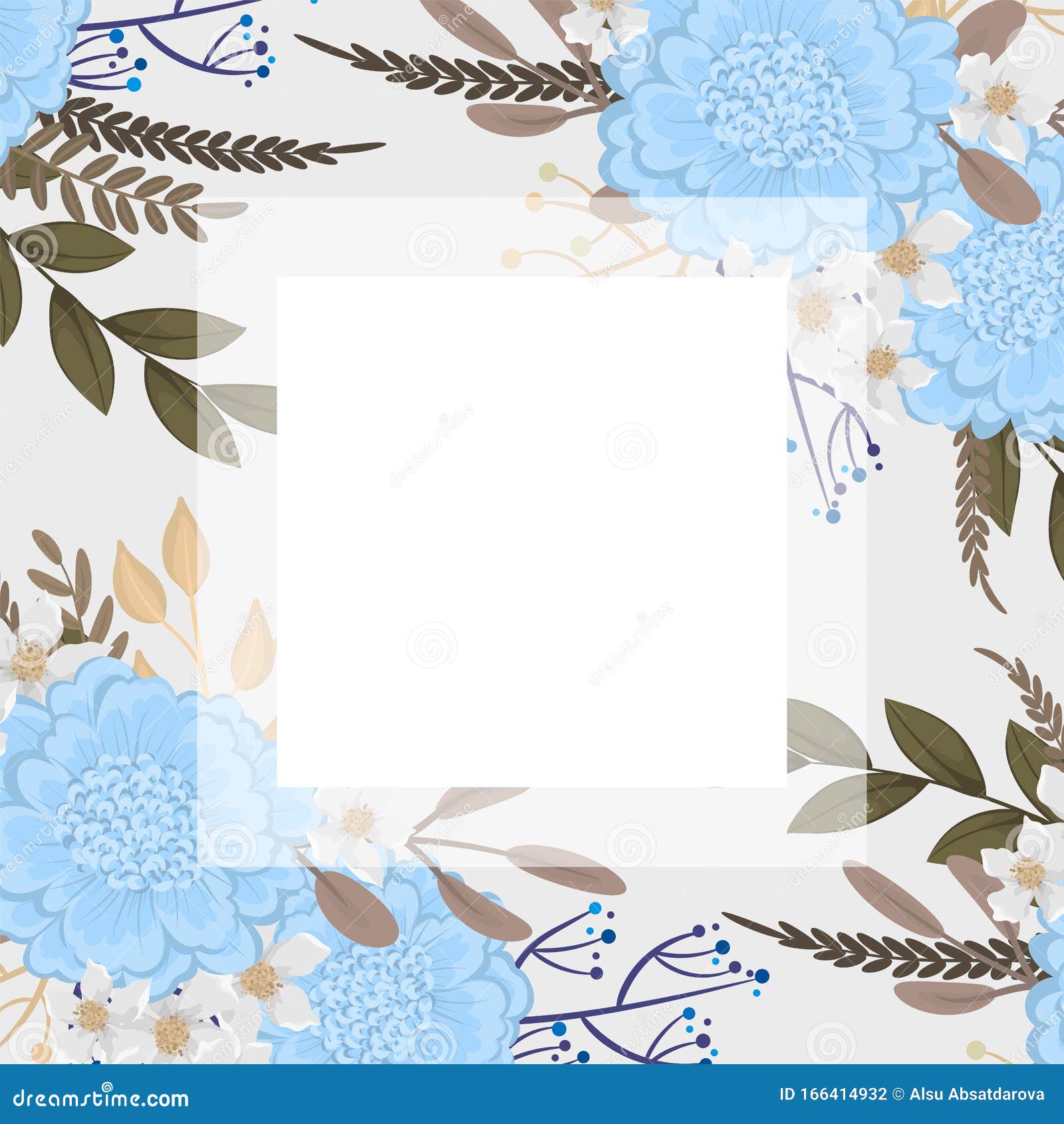 Light Blue Border Design