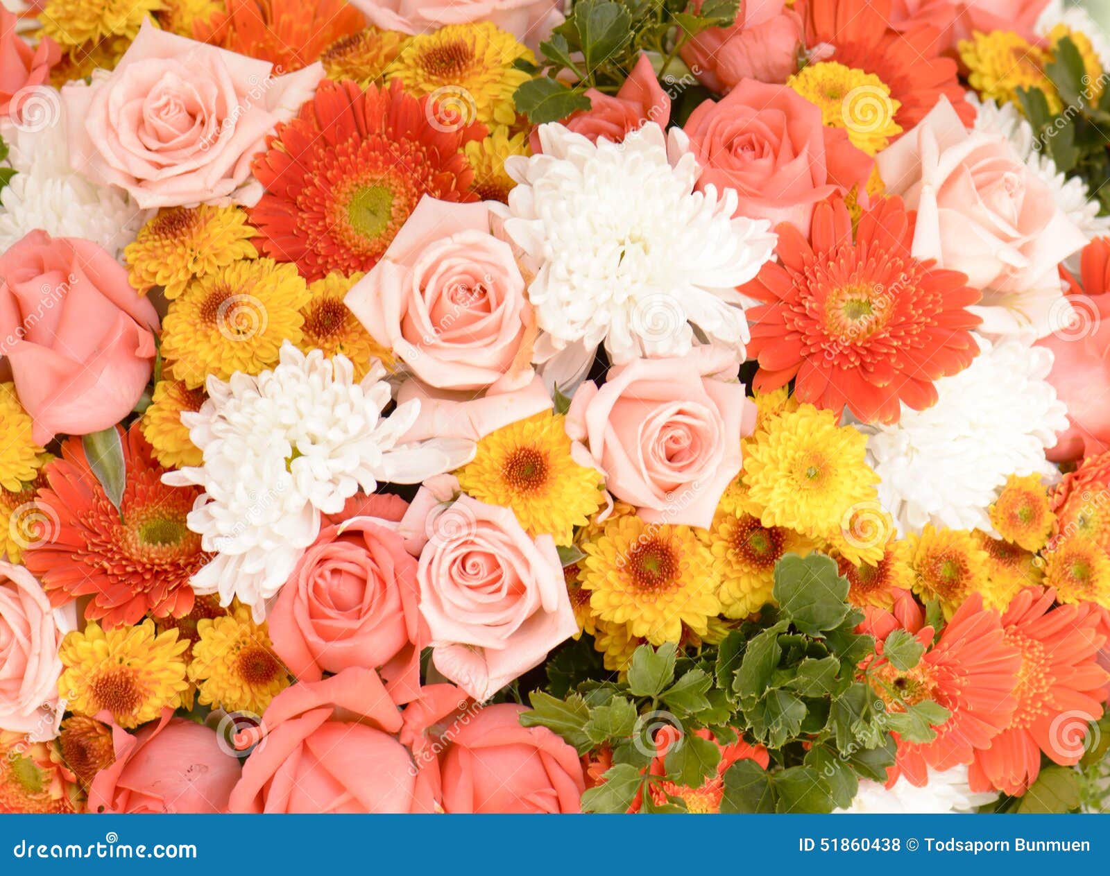 Flower Bouquets , Bunch of Flowers Stock Photo - Image of field ...