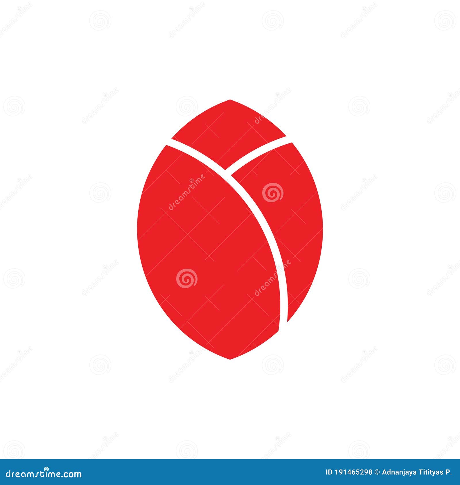 Flower Bud Simple Geometric Logo Vector Stock Vector - Illustration of ...