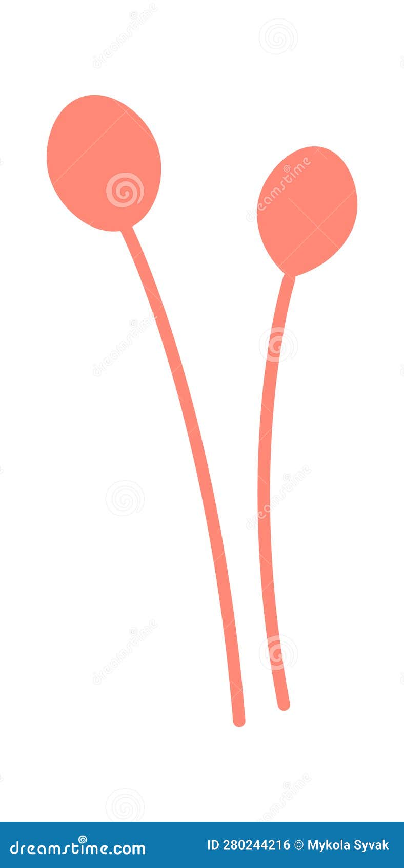 Flower Buds Icon stock vector. Illustration of icon - 280244216