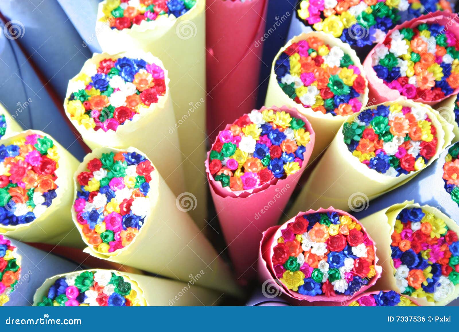 Flower bunches stock photo. Image of motley, jazzy, prismatic - 7337536