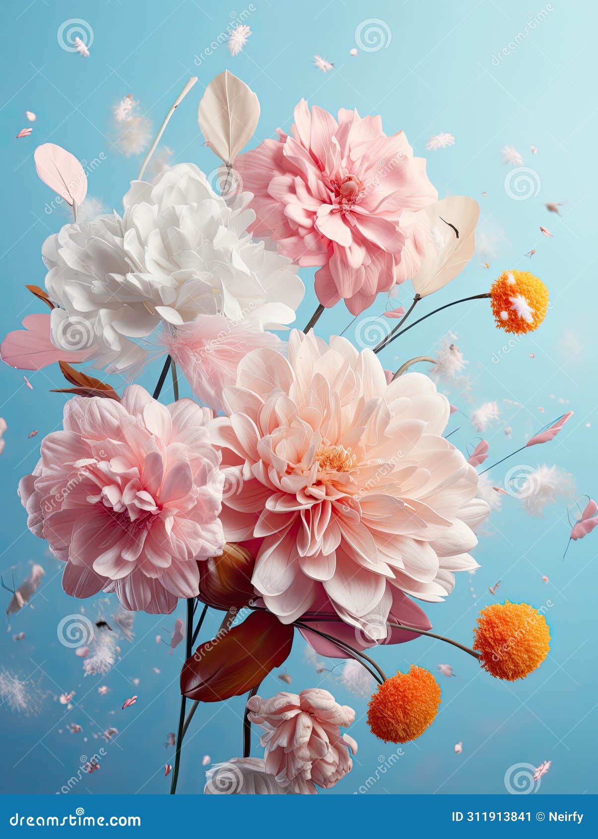 Flower burst stock illustration. Illustration of computer - 311913841