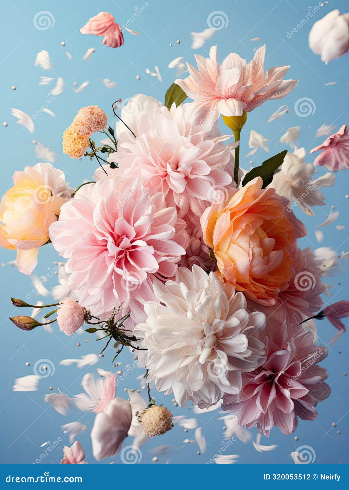 Flower burst stock illustration. Illustration of color - 320053512