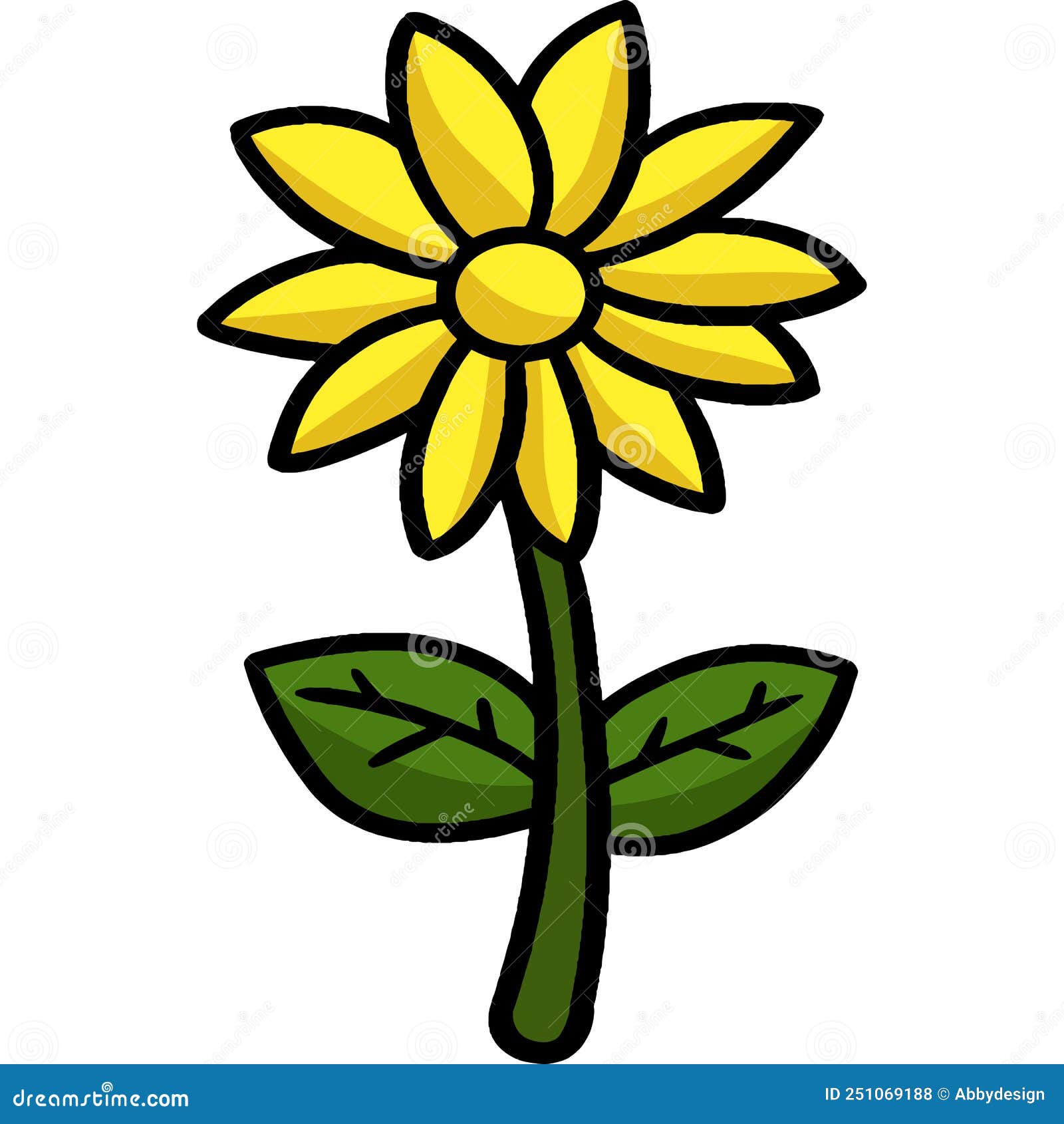 Flower Cartoon Colored Clipart Illustration Stock Vector - Illustration ... Flower Cartoon Colored Clipart Illustration Stock Vector - Illustration ...