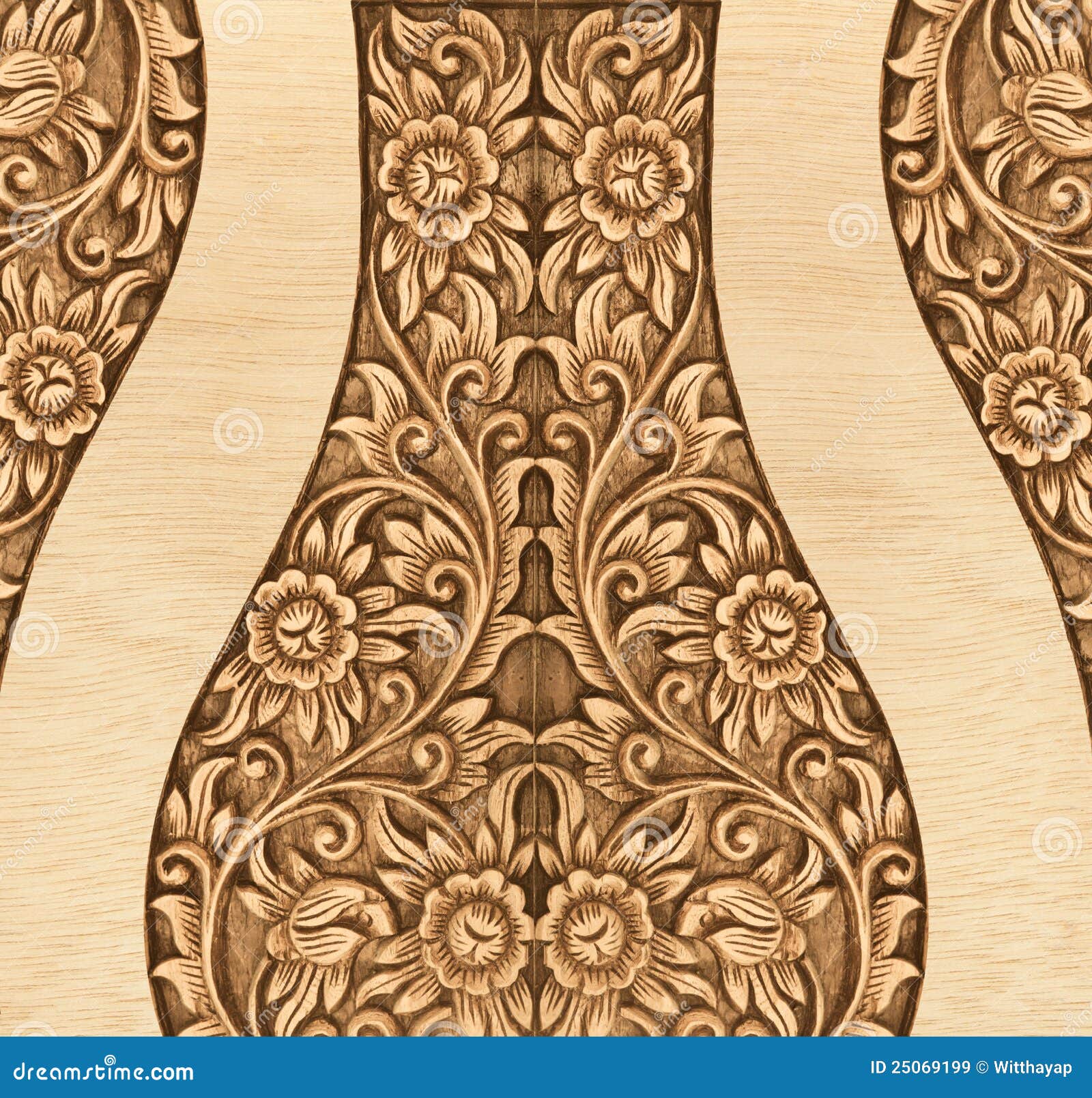 Flower carved frame stock image. Image of pattern, antique - 25069199