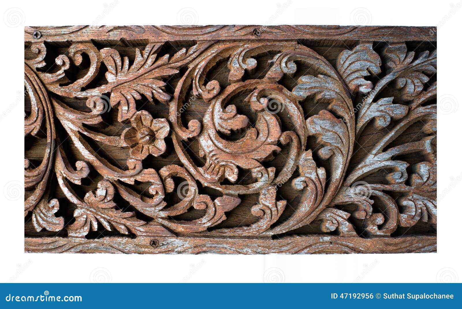 Flower carved pattern stock photo. Image of retro, decor - 47192956