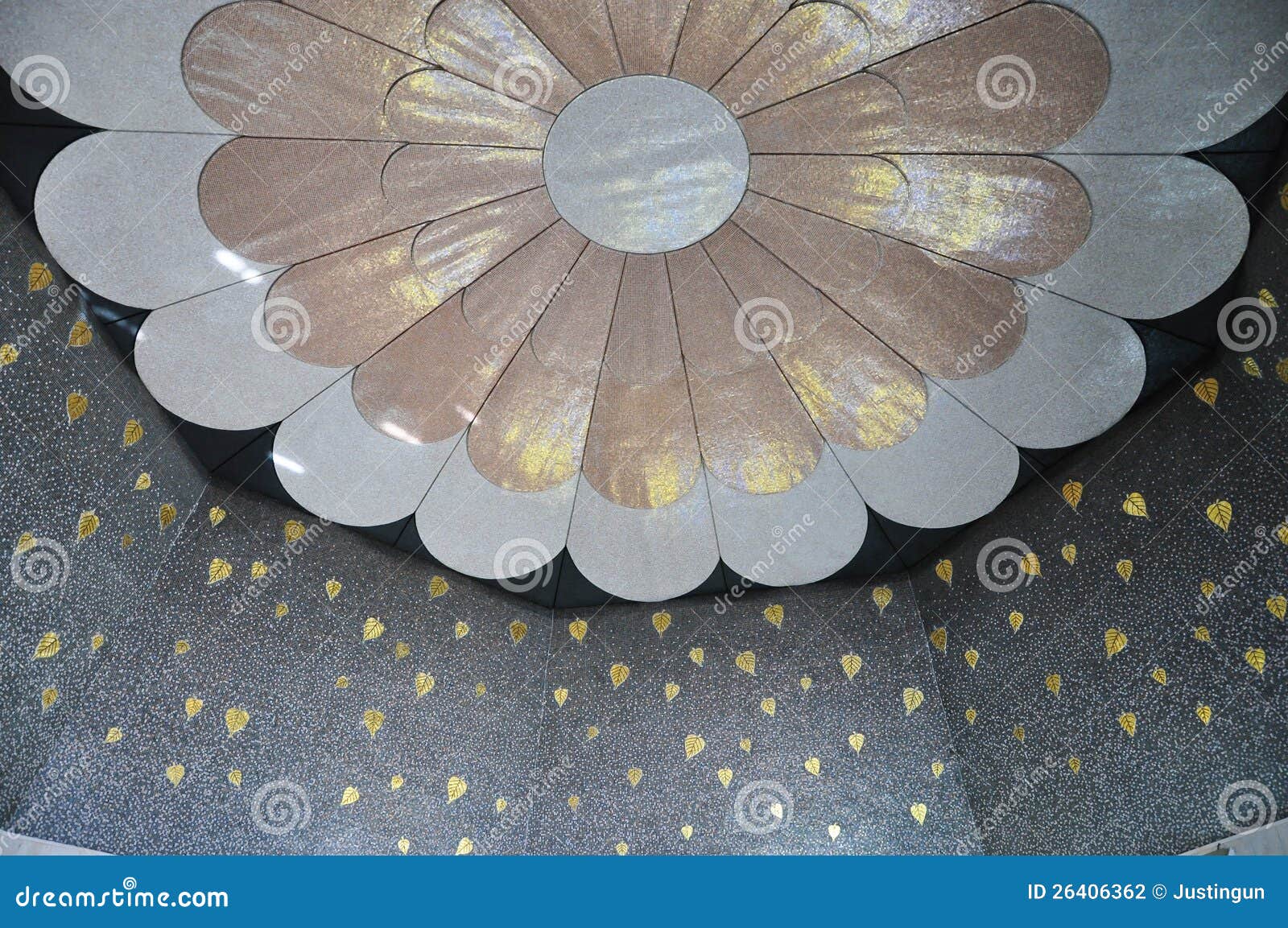 Flower ceiling stock photo. Image of detail, classic - 26406362