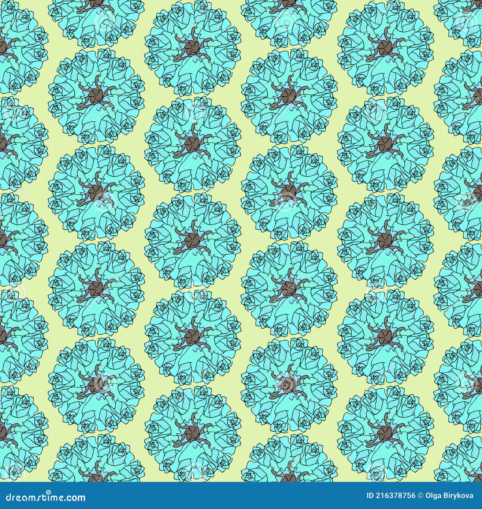 Flower circle stock illustration. Illustration of colorful - 216378756