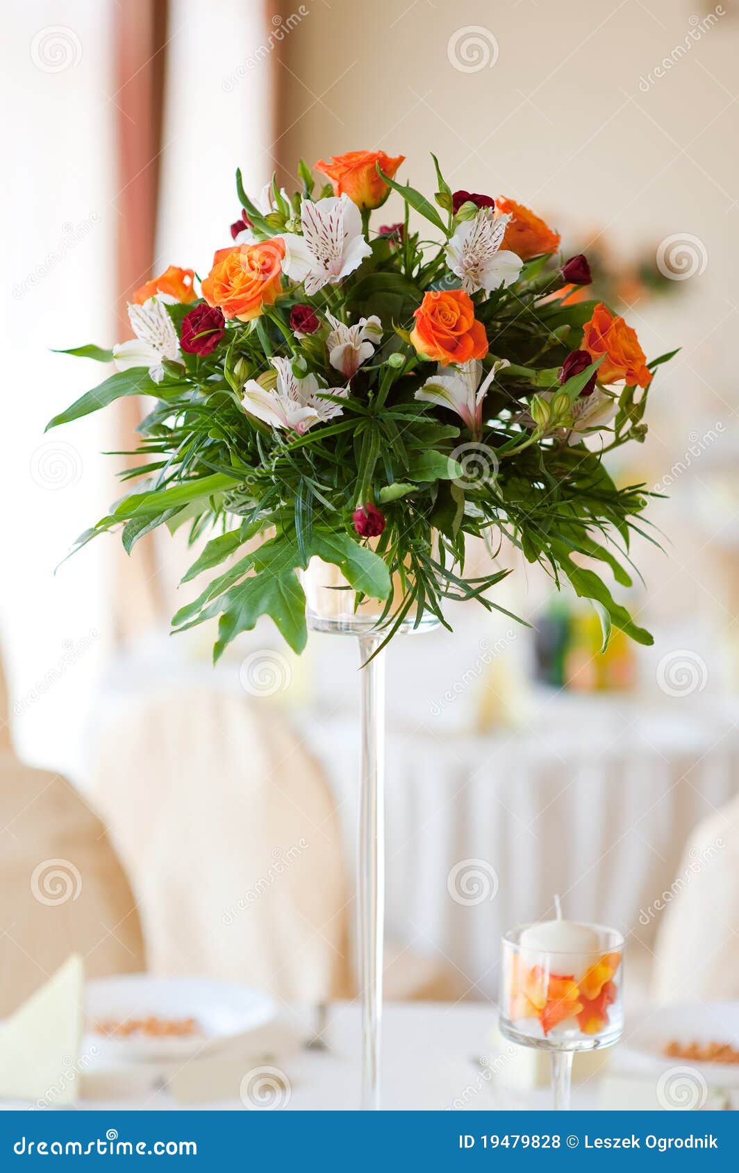 Flower composition stock photo. Image of romantic, plate - 19479828