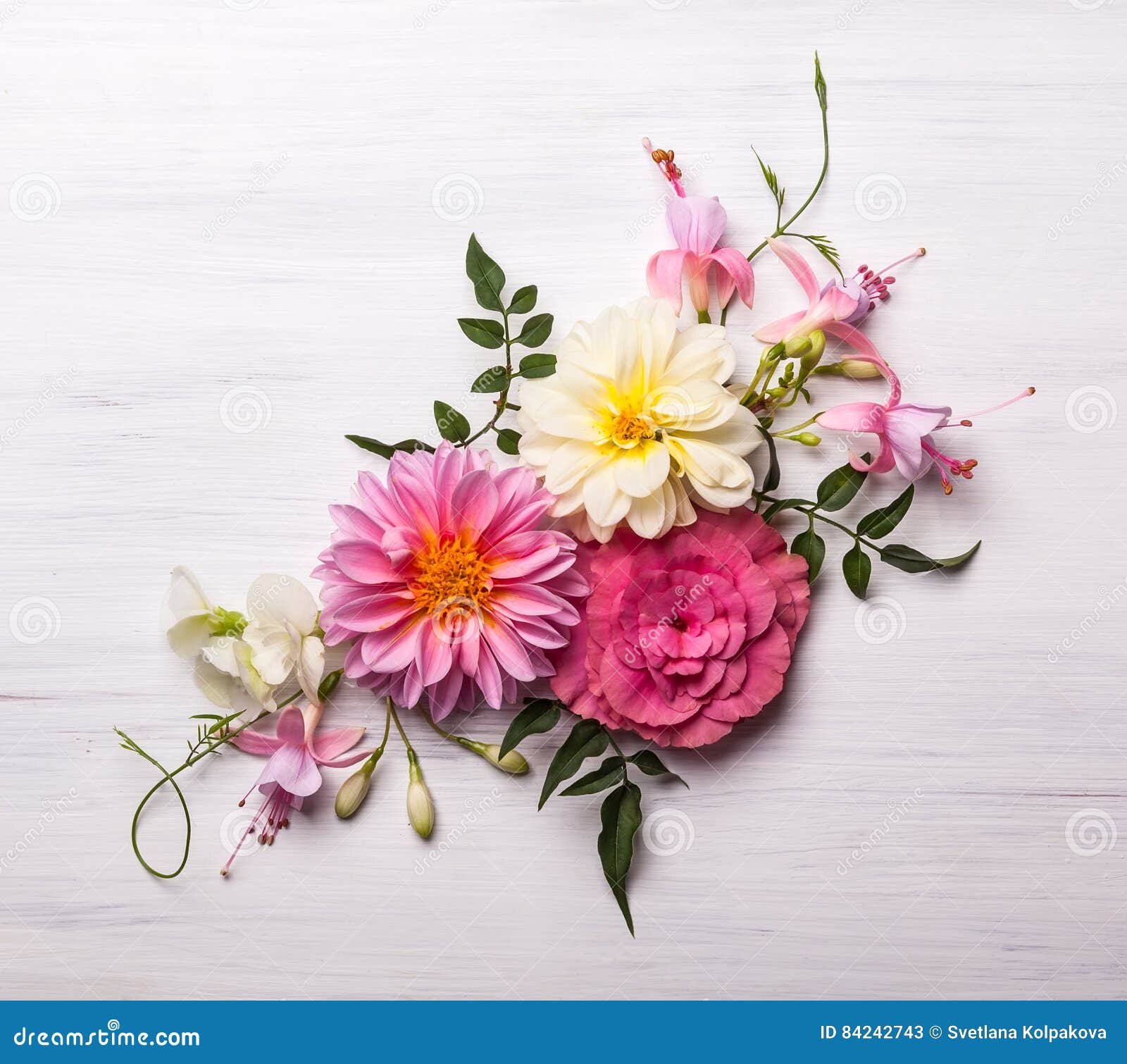 Flower composition stock image. Image of decorative, invitation - 84242743
