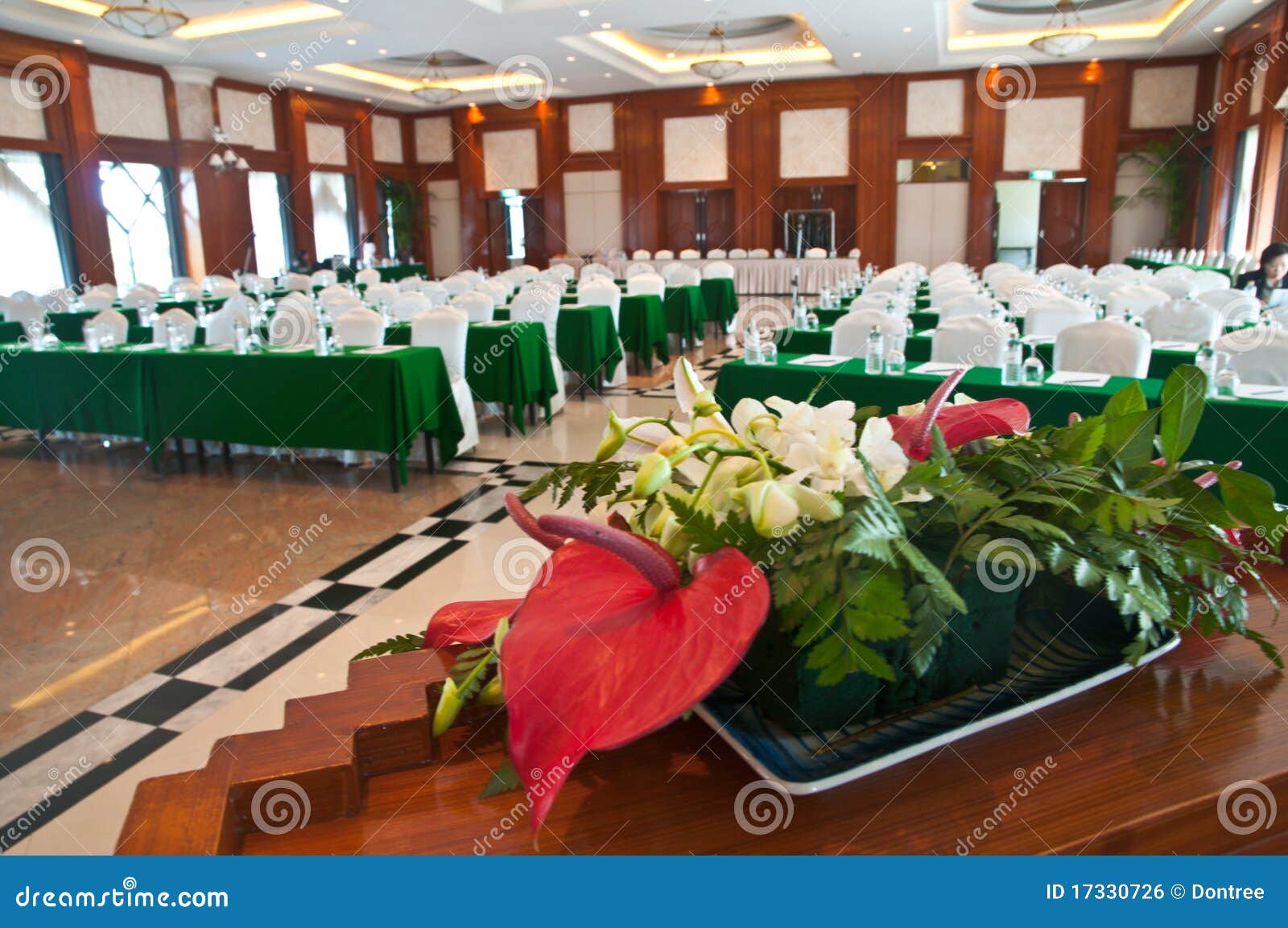 Flower in conference room stock photo. Image of paper - 17330726