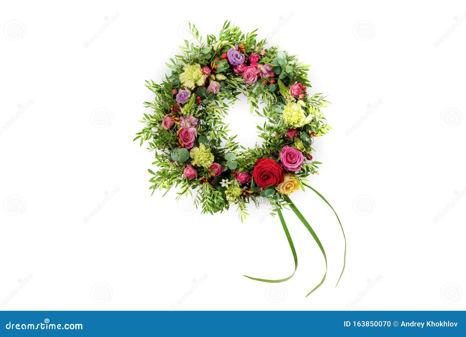 Flower crown. frame stock photo. Image of beautiful - 163850070