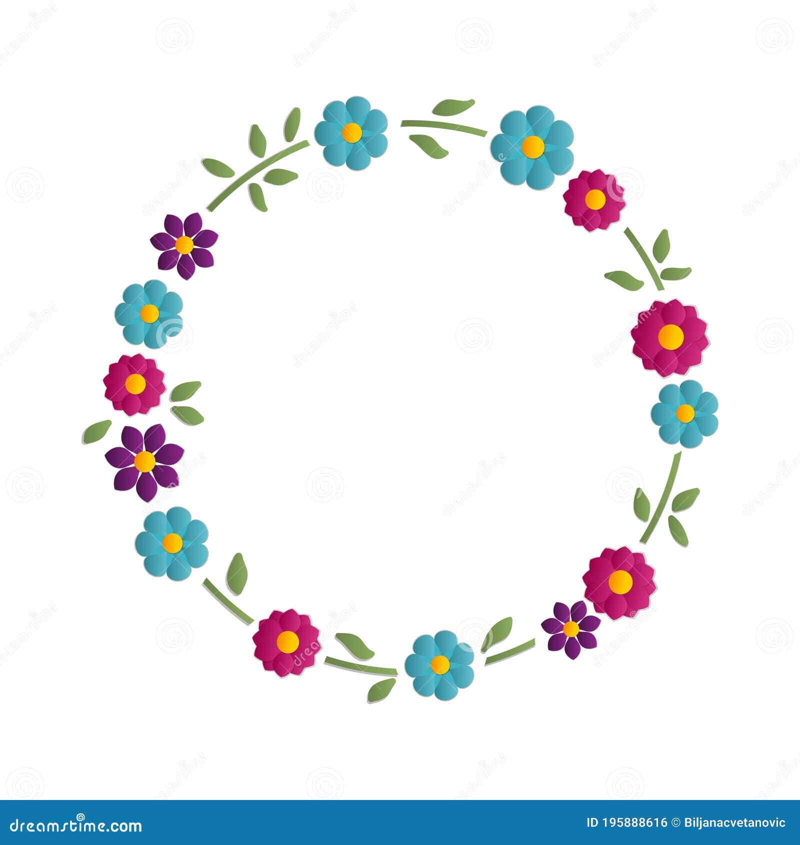 Flower ,cut out style stock vector. Illustration of botanical - 195888616