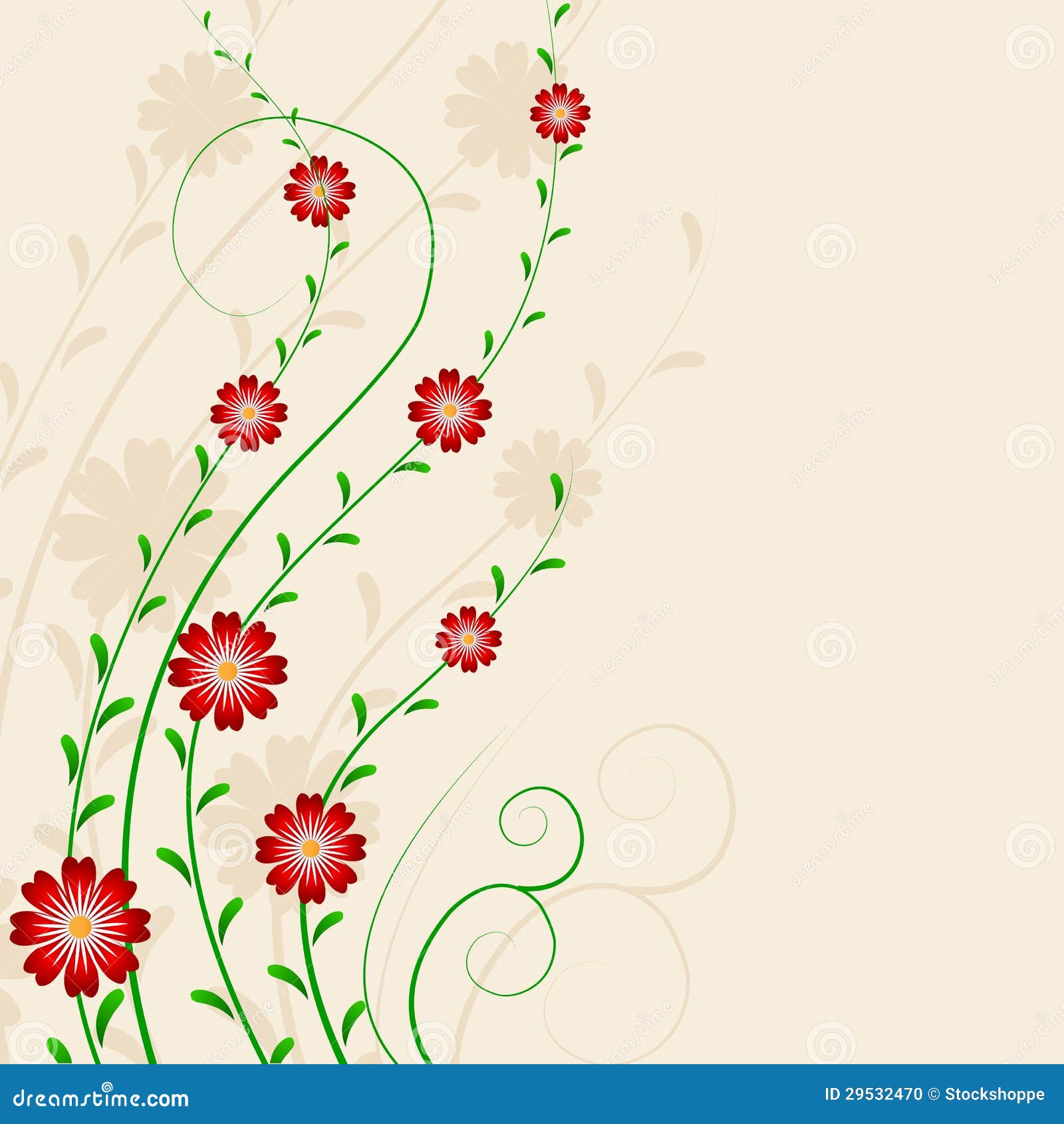 Flower Design stock vector. Illustration of beauty, blossom - 29532470