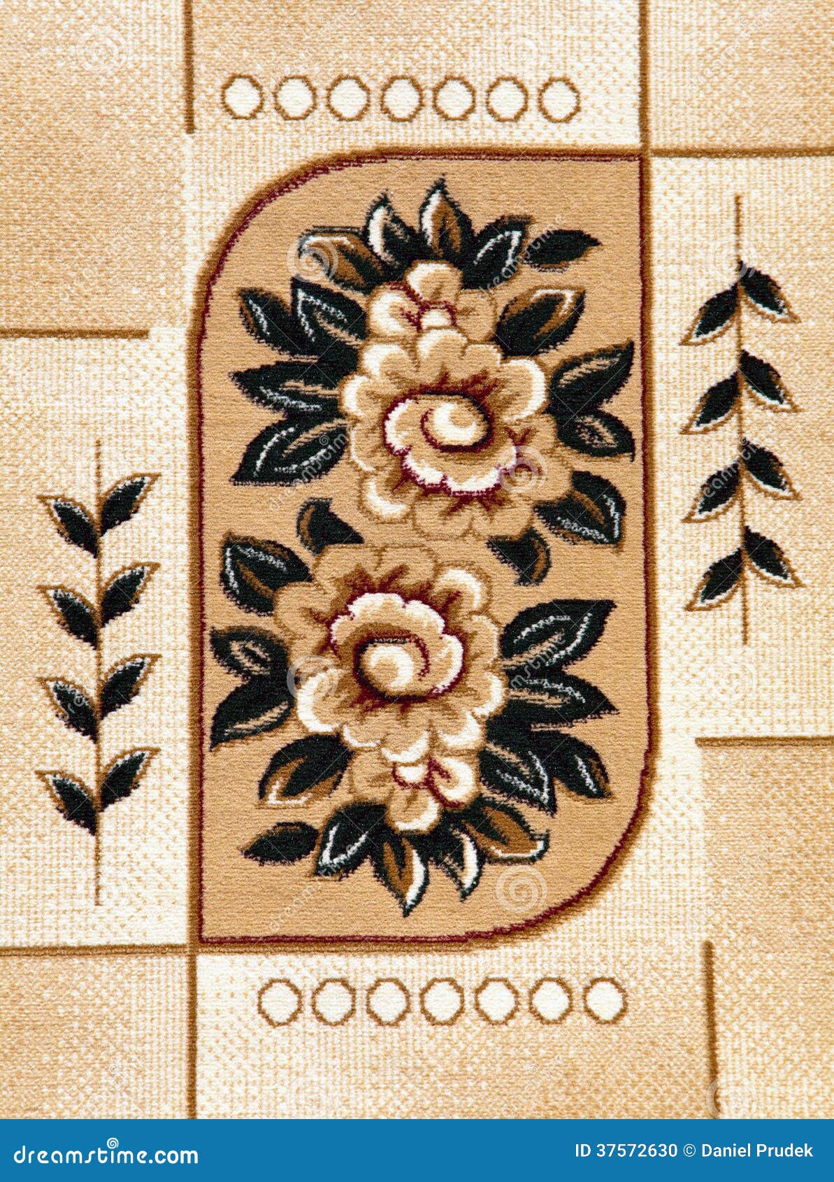 Flower design of capet stock photo. Image of type, floral - 37572630