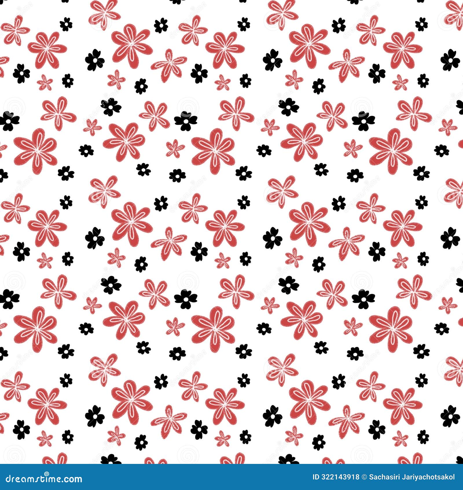 Flower Design for Fabric Pattern. Normal Flower Pattern Stock Photo ...