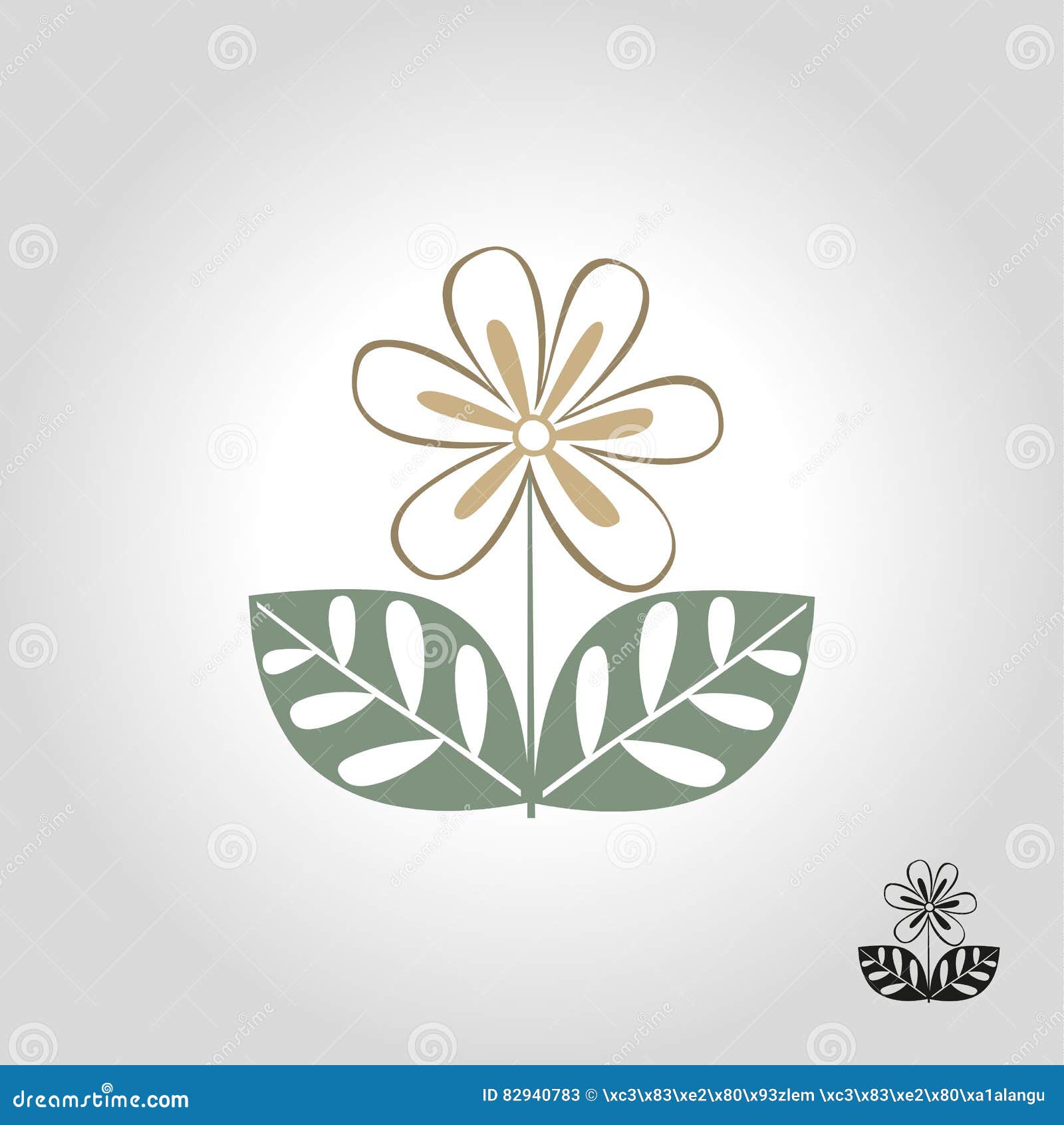 Flower Logo, Icon and Symbol Vector Illustration Stock Vector ...