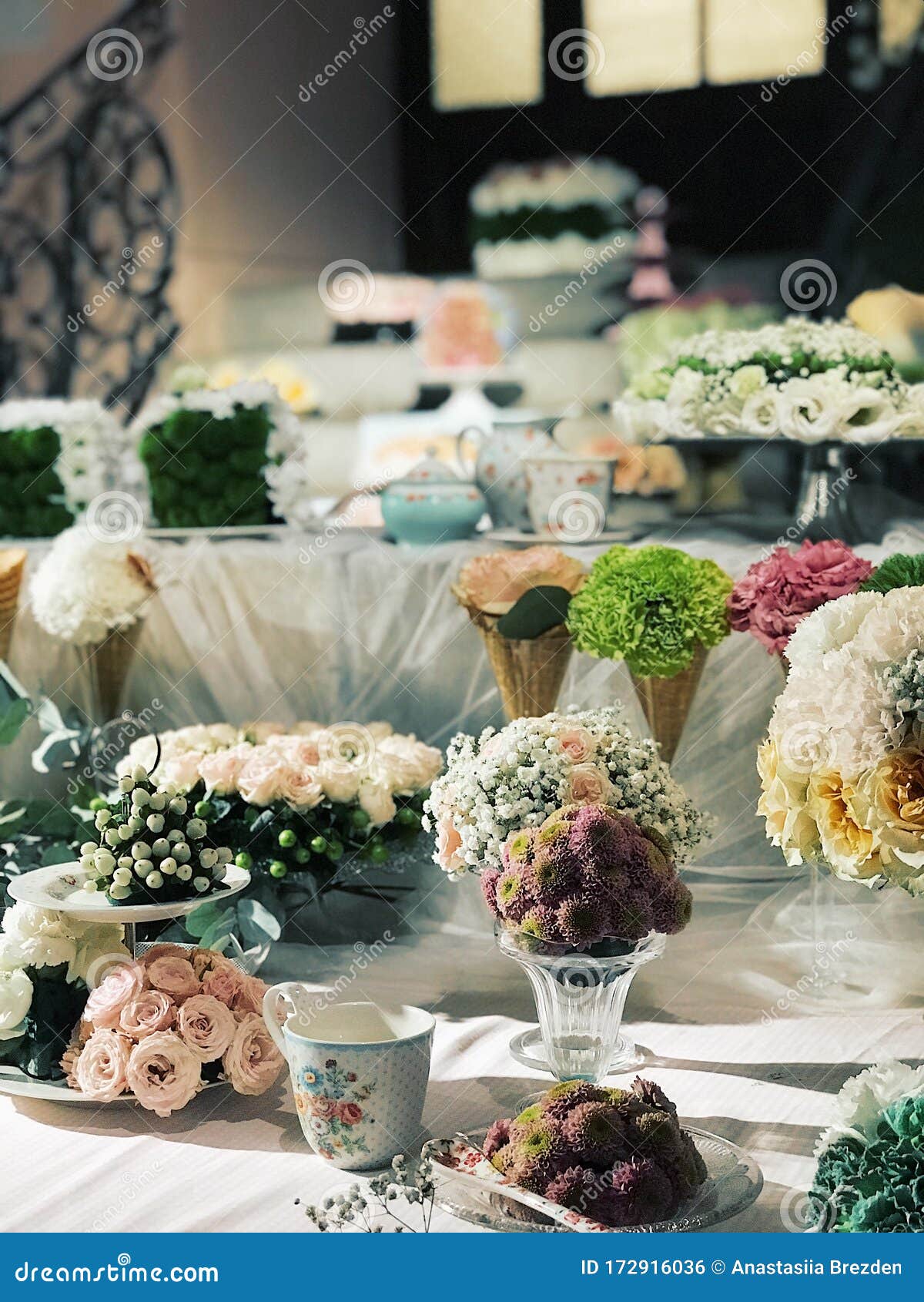 Flower dinner stock photo. Image of dinner, cookies - 172916036