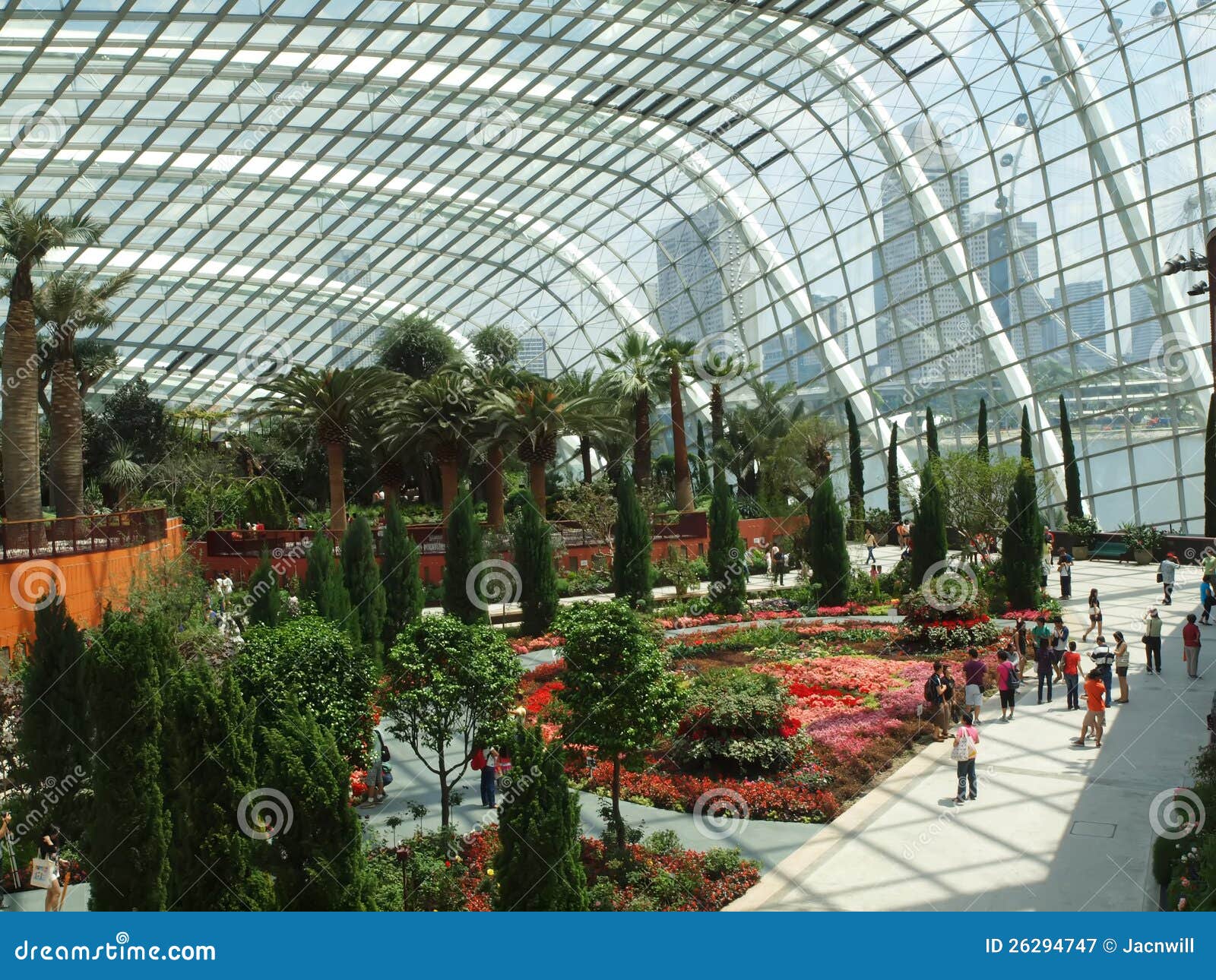 Flower Dome editorial photography. Image of colors, singapore - 26294747