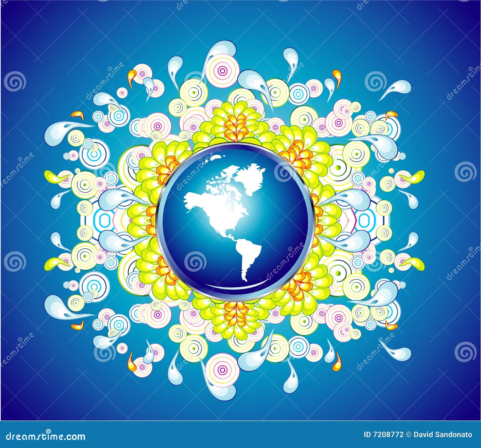 Flower Earth Globe Vector Logo. Tulip Planet Leaf Symbol Logotype ...