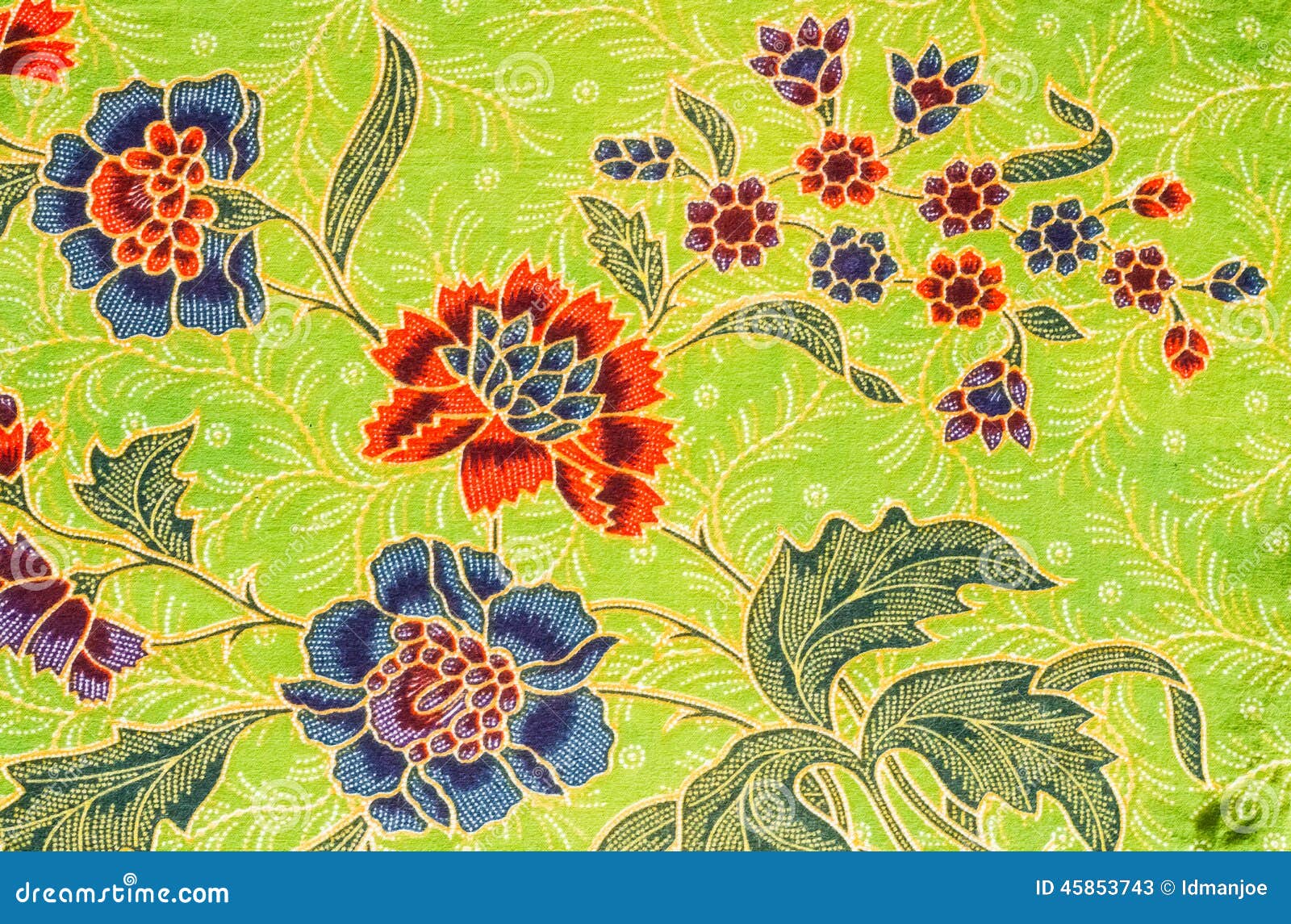 Flower fabric background stock illustration. Illustration of blossom ...