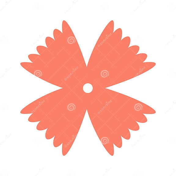 Flower Figure Icon stock vector. Illustration of silhouette - 275432135