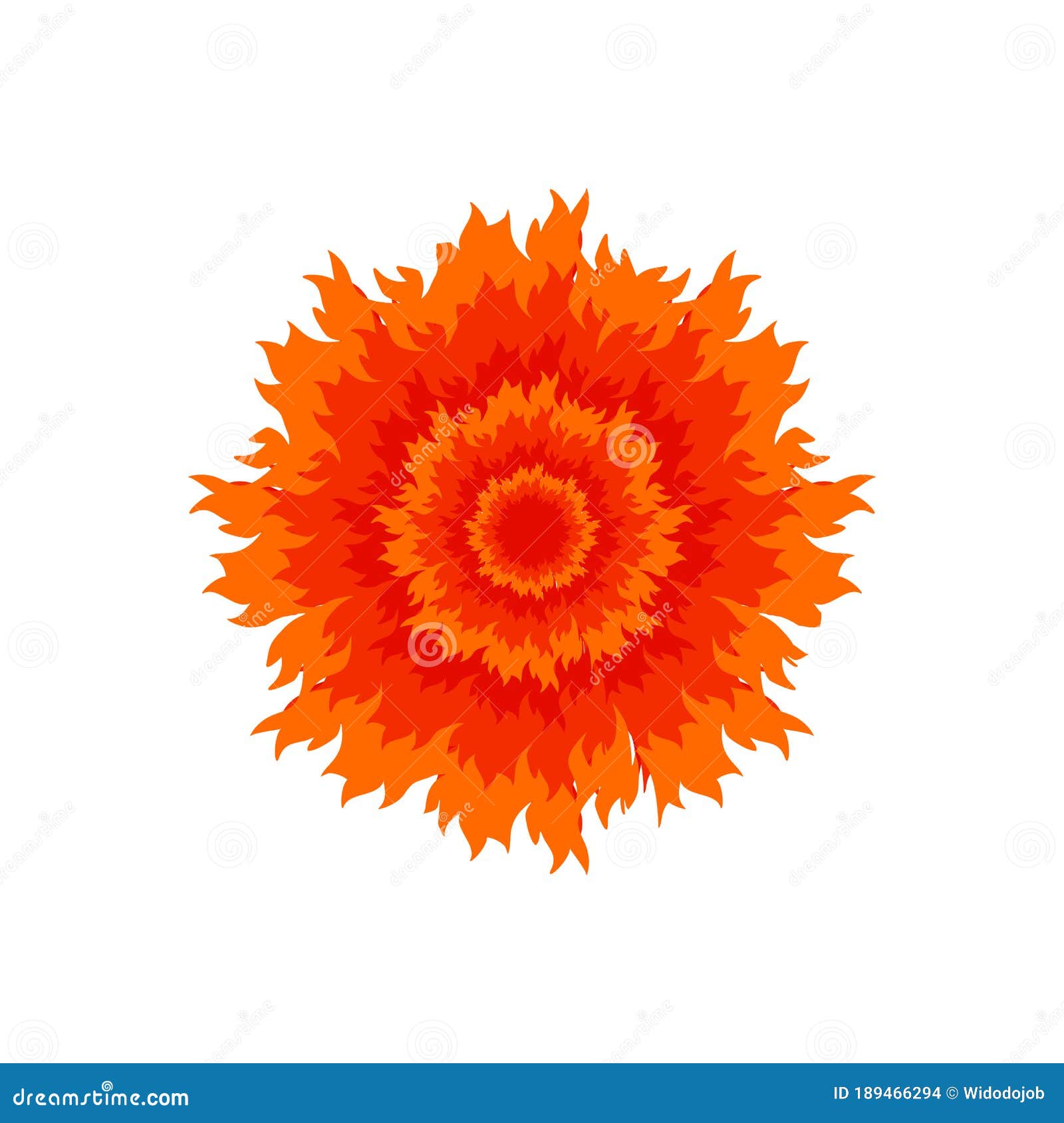 Flower fire design vector stock vector. Illustration of leaf - 189466294