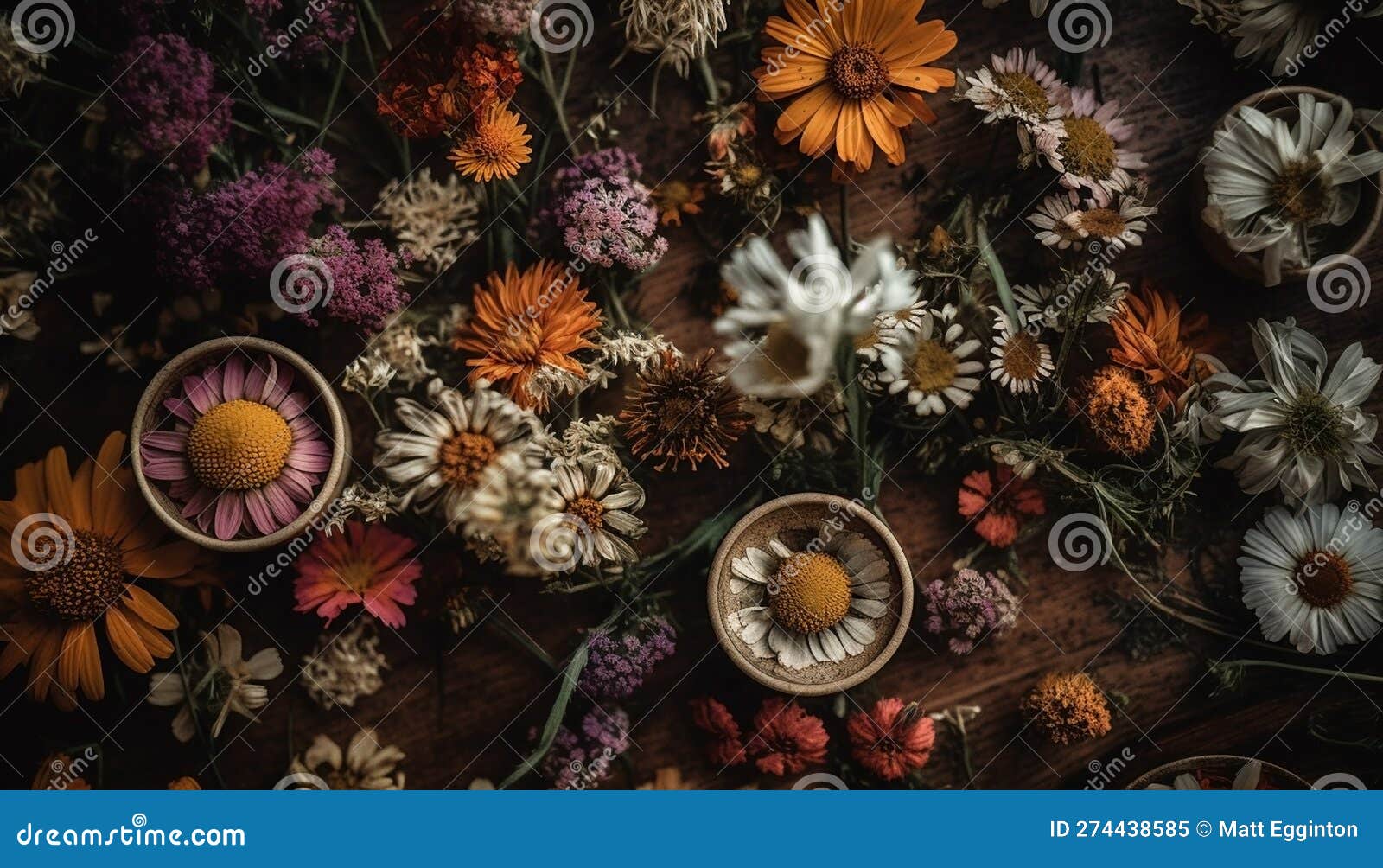 Flower Flat Lay stock image. Image of petal, blooming - 274438585