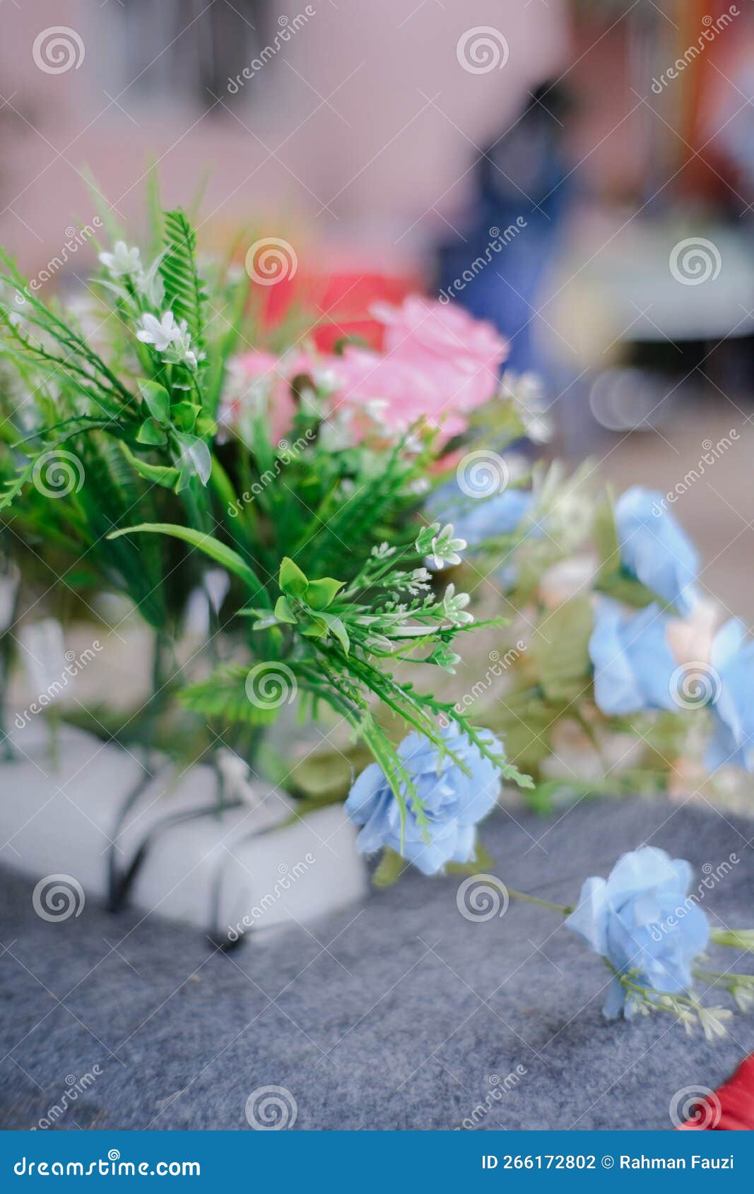 Flower with Focal Point in Green Leaf Stock Photo - Image of floral ...