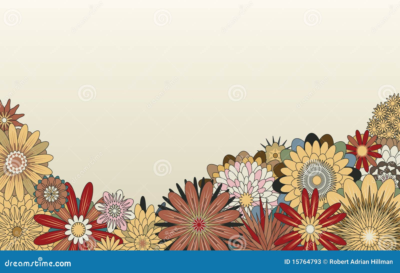 Flower foreground stock vector. Illustration of design - 15764793