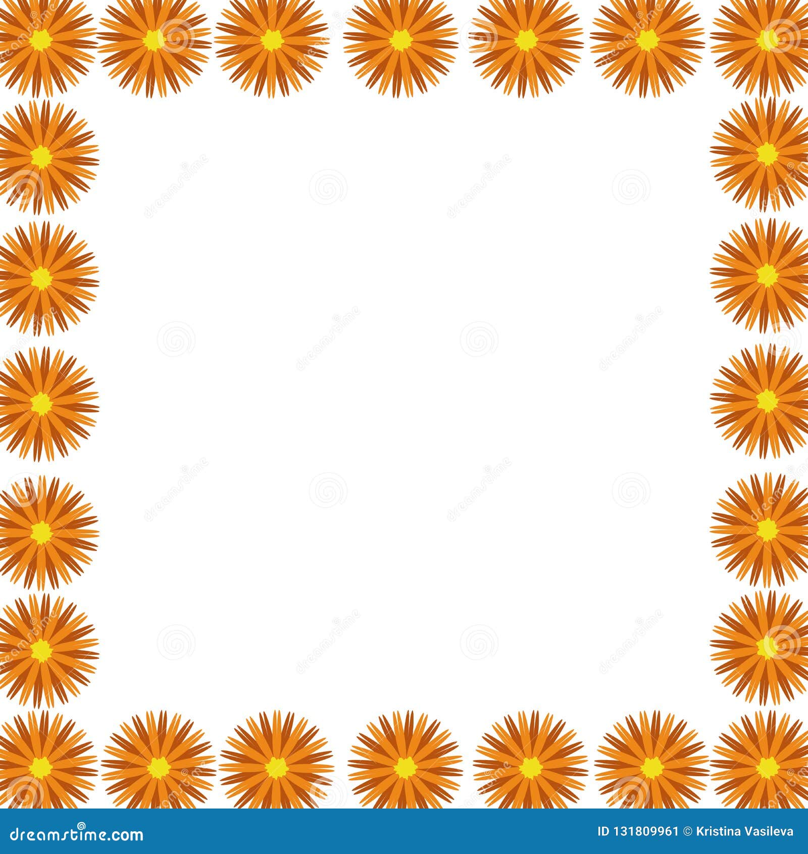 Flower Frame - Illustration. Flower. Plant. Seed. Frame. Vector Stock ...