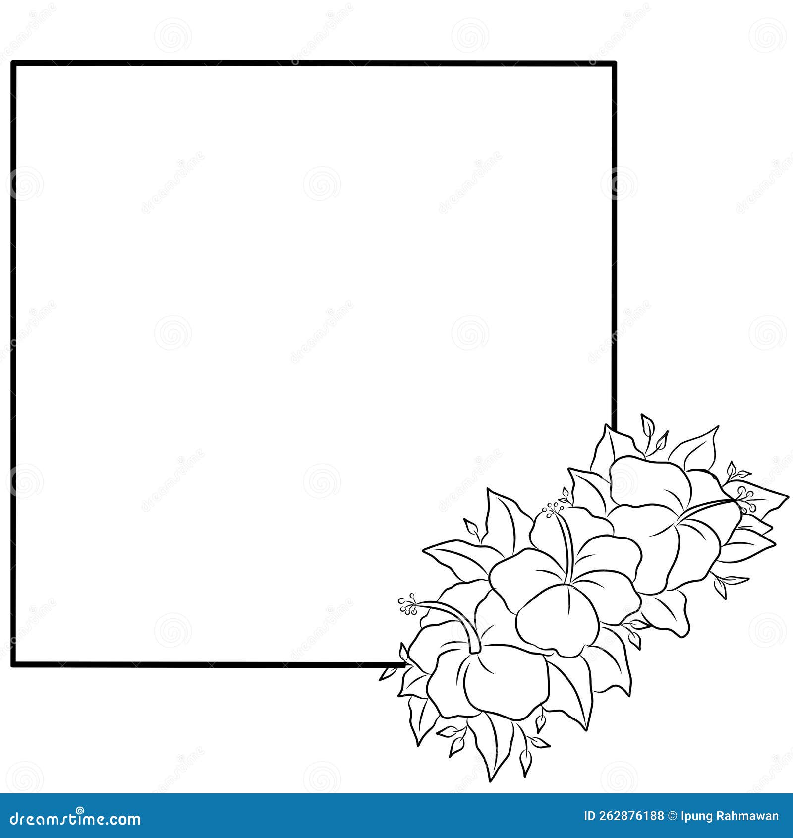 Flower Frames, Thank You Frames, Coloring and Drawing Practice Frames ...