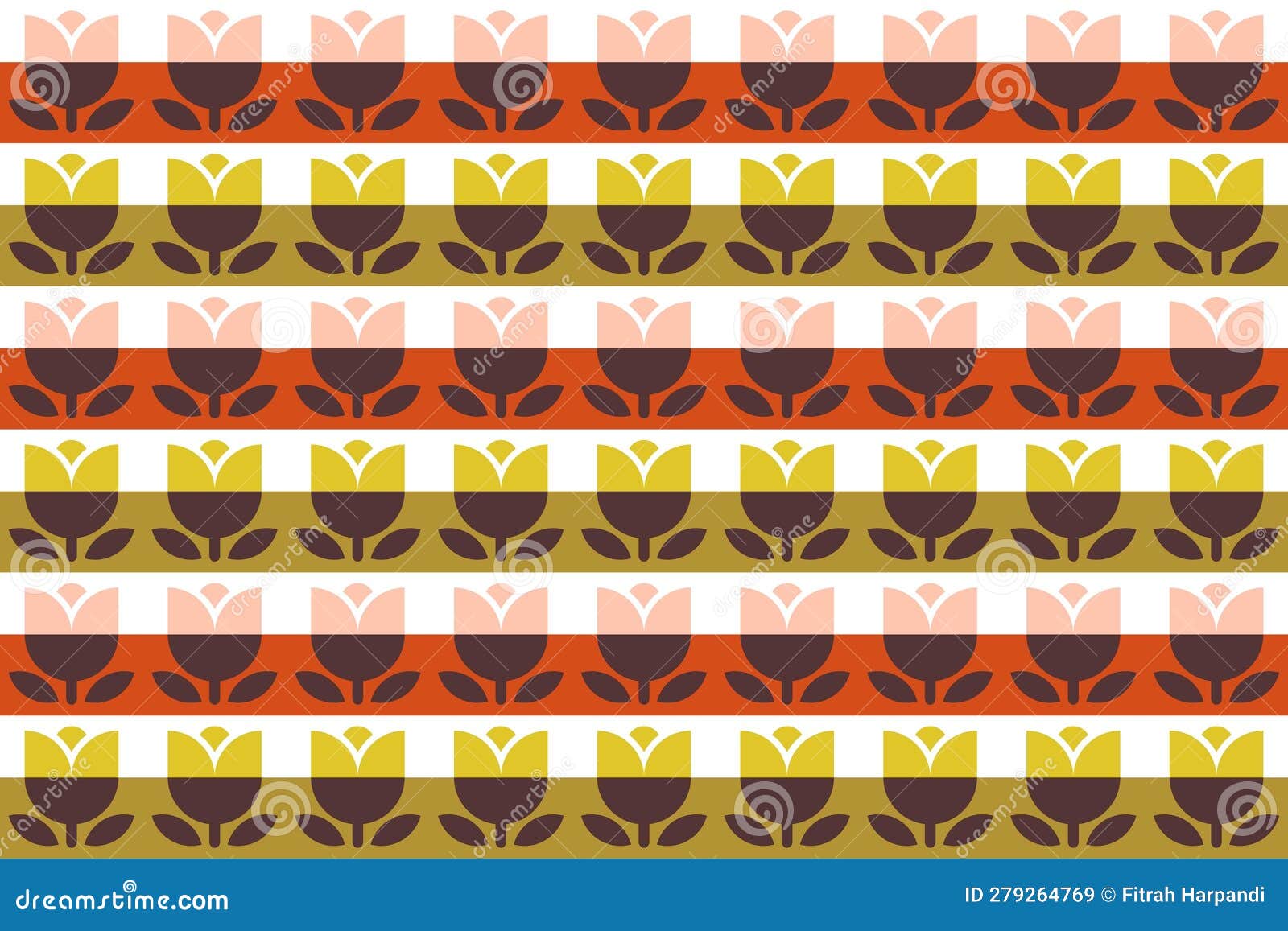 Flower Geometric Pattern Design Illustration Stock Vector ...