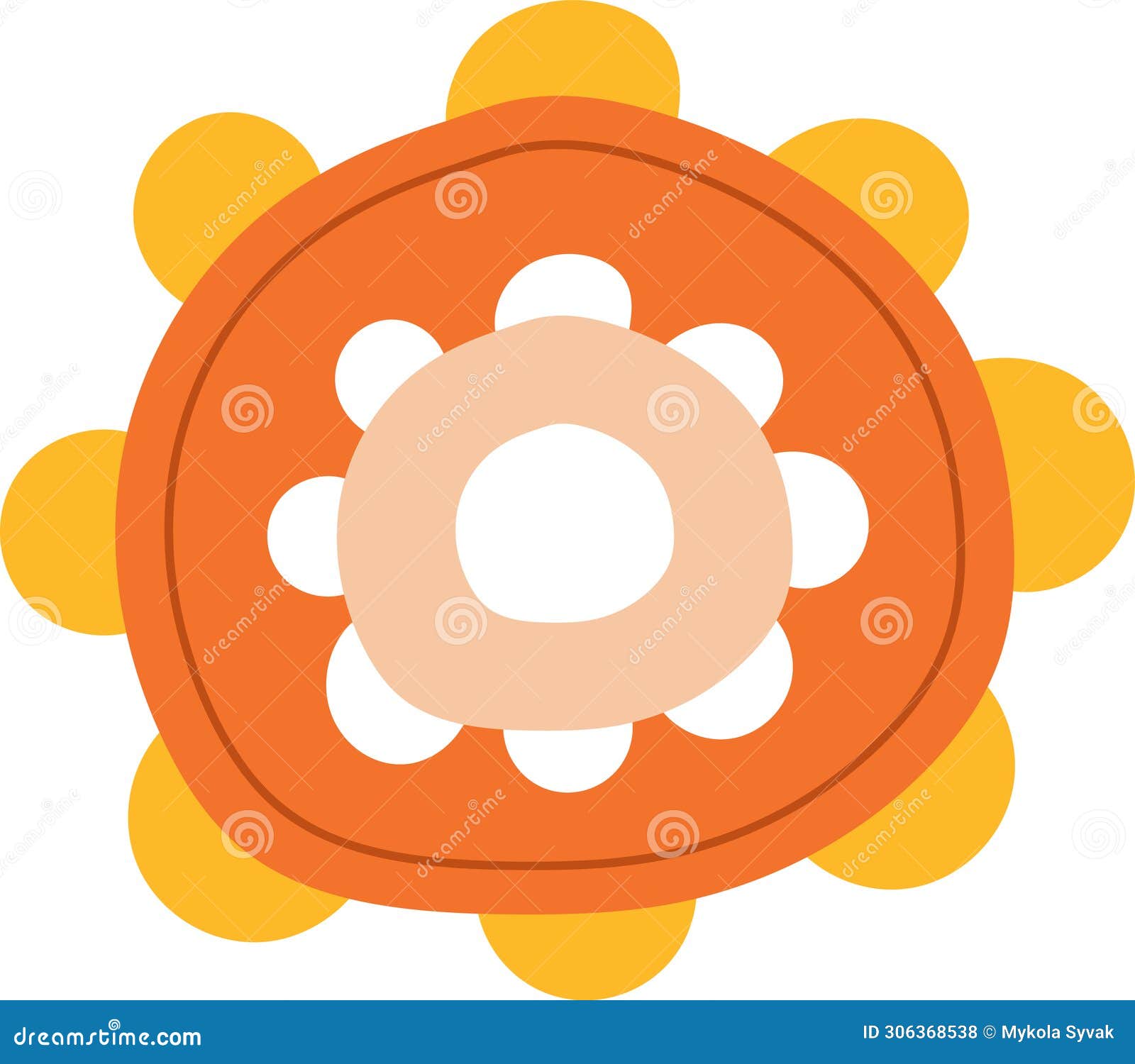 Flower Head Abstract stock vector. Illustration of lady - 306368538