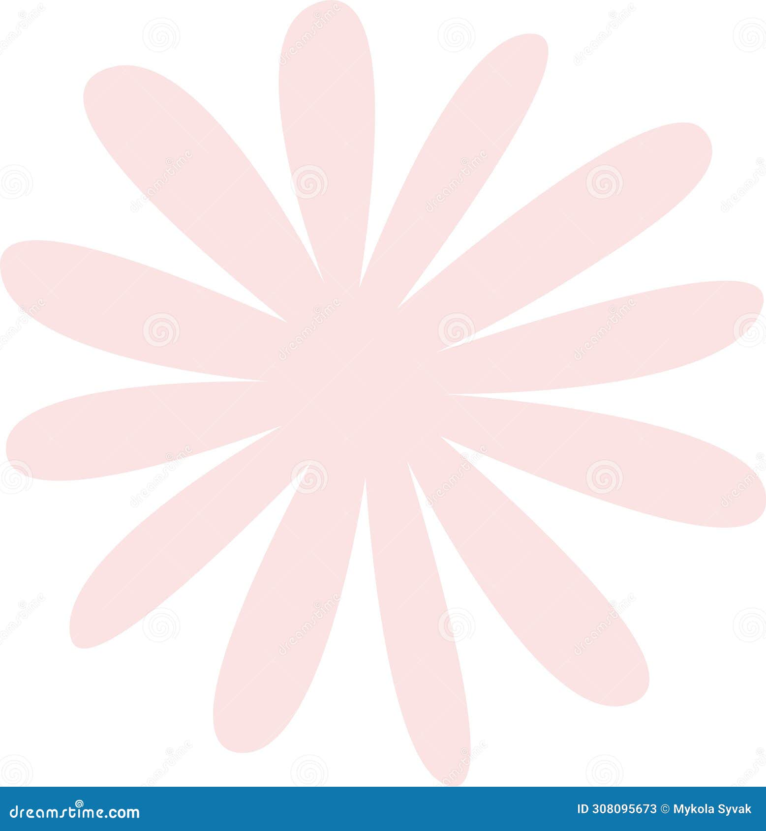 Flower Head Abstract stock illustration. Illustration of flower - 308095673