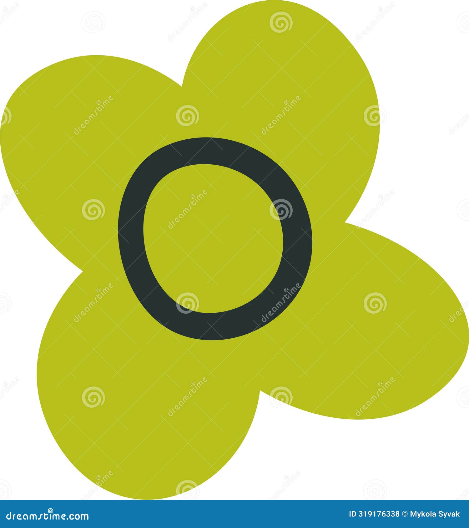 Flower Head Drawing stock vector. Illustration of plant - 319176338