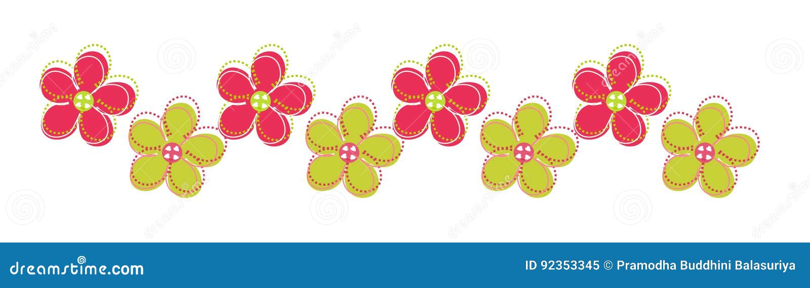 Flower Heading - Illustration Stock Vector - Illustration of sign ...