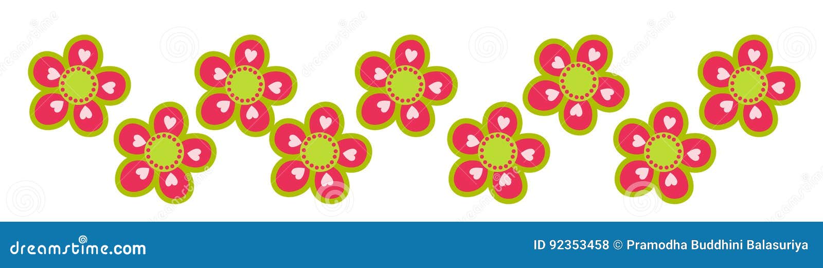 Flower Heading - Illustration Stock Vector - Illustration of fashion ...