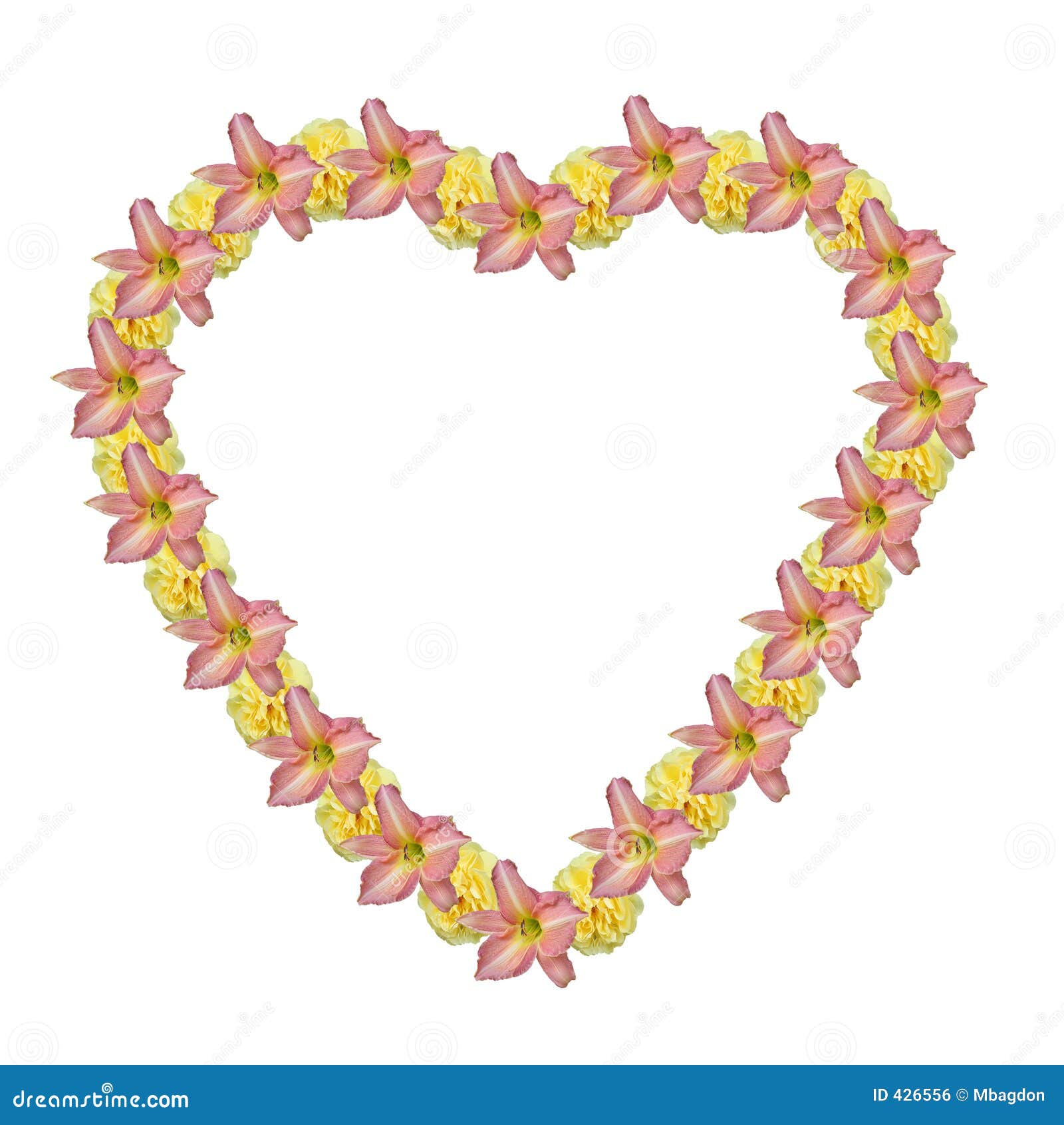Flower heart stock illustration. Illustration of love, bloom - 426556
