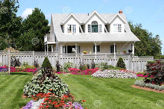 Flower House stock photo. Image of wood, skies, residence - 1153186