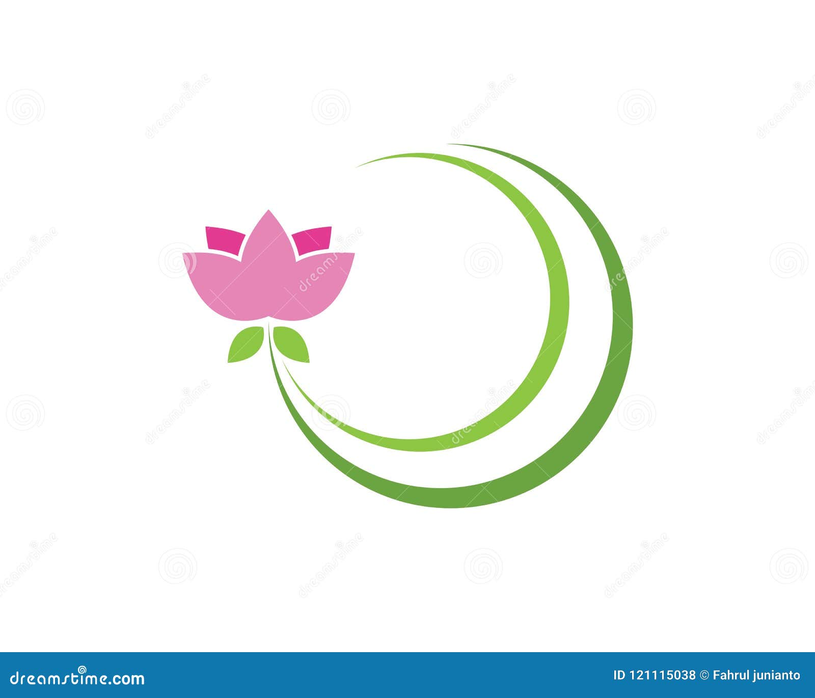 Flower Icon Logo Vector Template Stock Vector - Illustration of leaf ...
