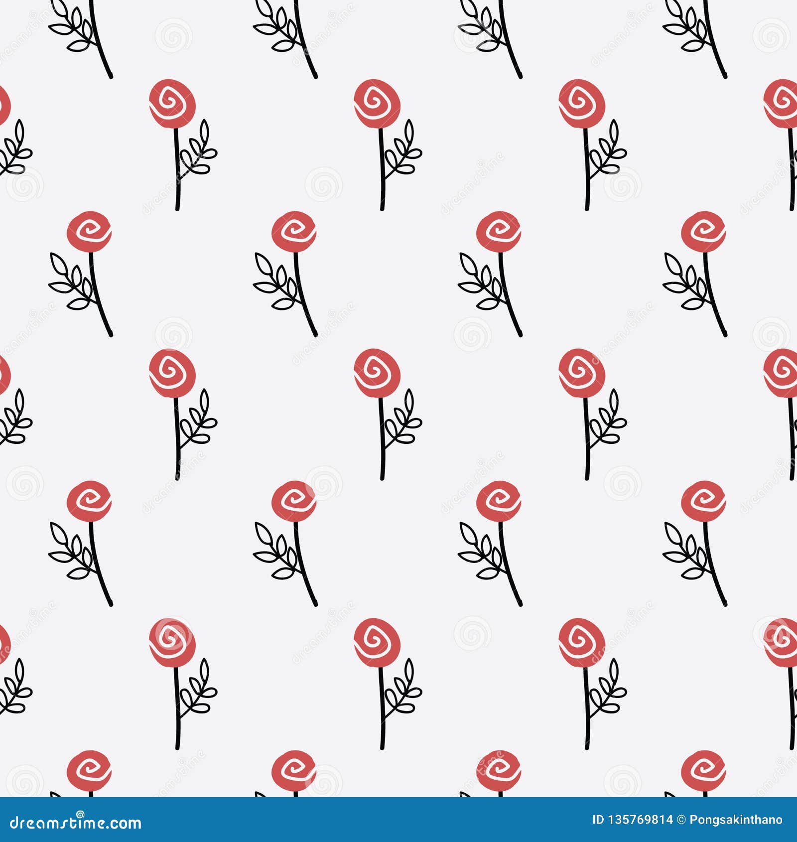 Flower Icon Pattern Vector Design Stock Vector - Illustration of fabric ...