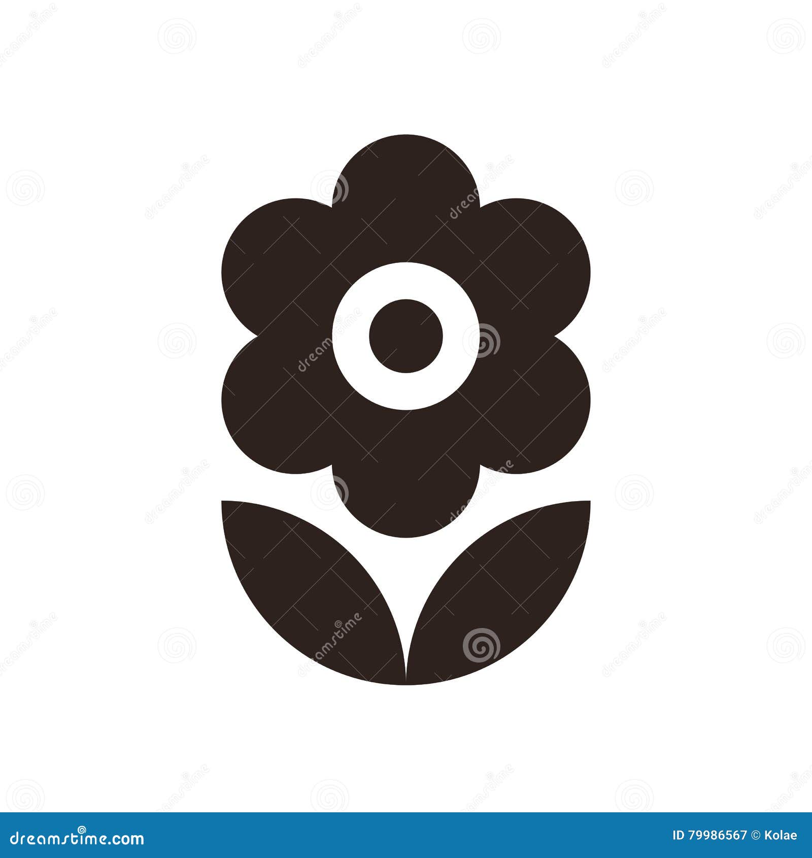 Icon Set Of Flower. Editable Vector Pictograms Isolated On A White ...