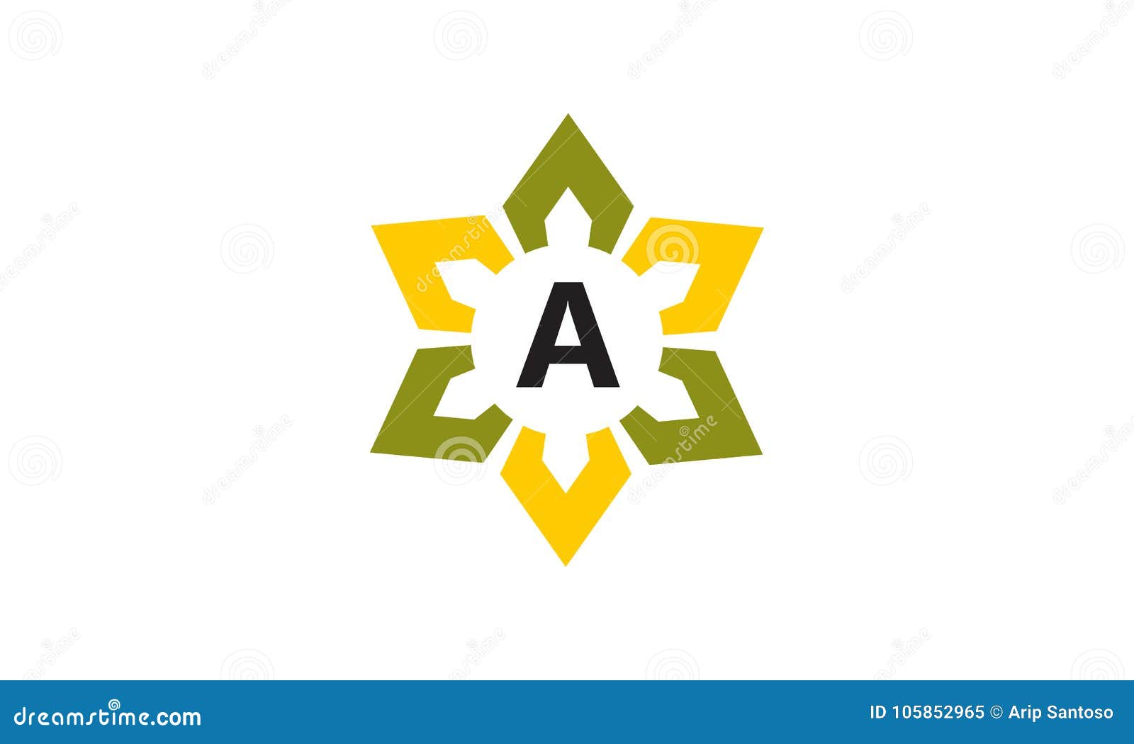 Flower Infinity Letter a stock vector. Illustration of graphic - 105852965