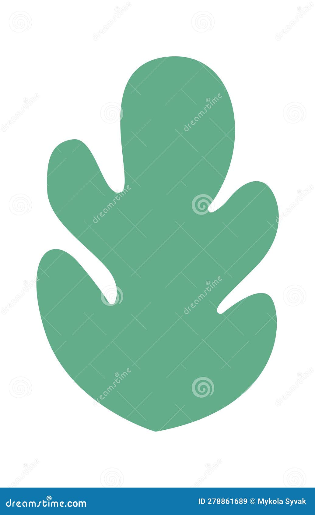Flower Leaf Icon stock vector. Illustration of plant - 278861689