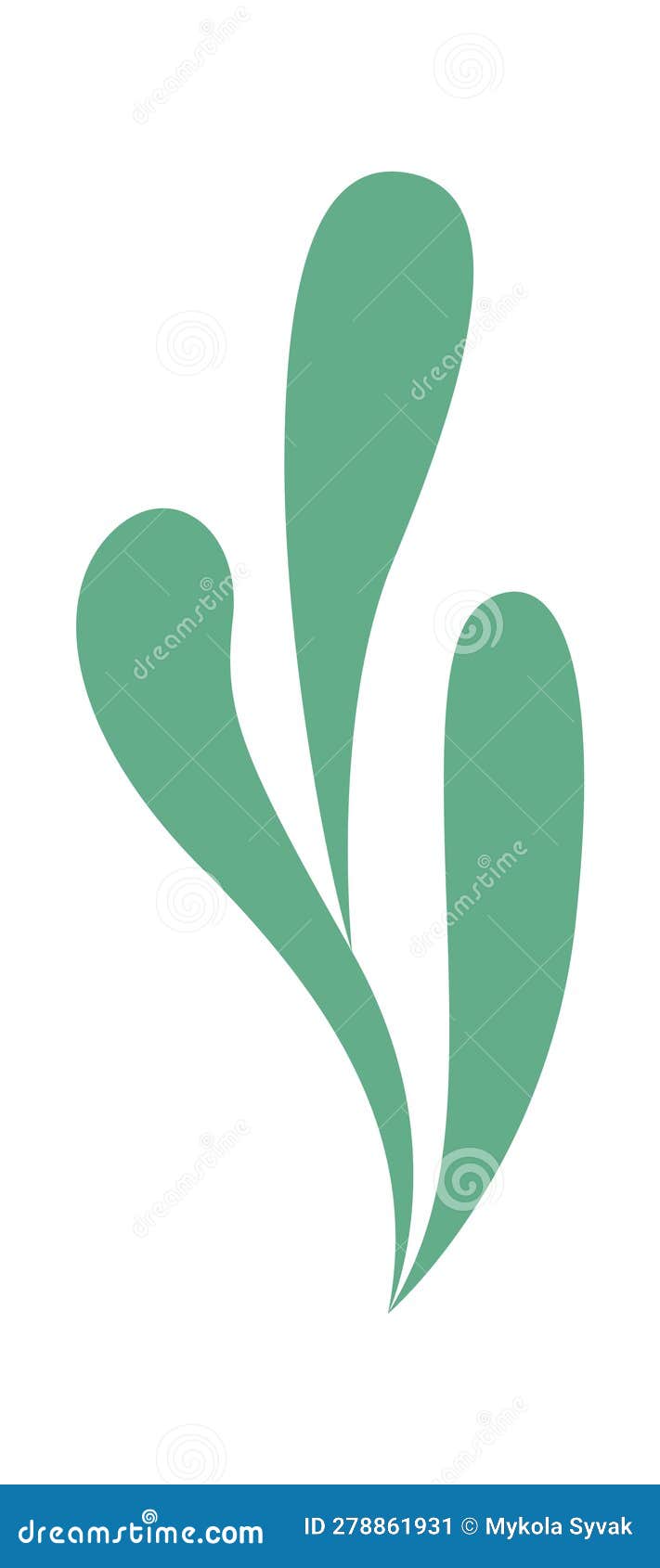 Flower Leaf Icon stock vector. Illustration of sign - 278861931