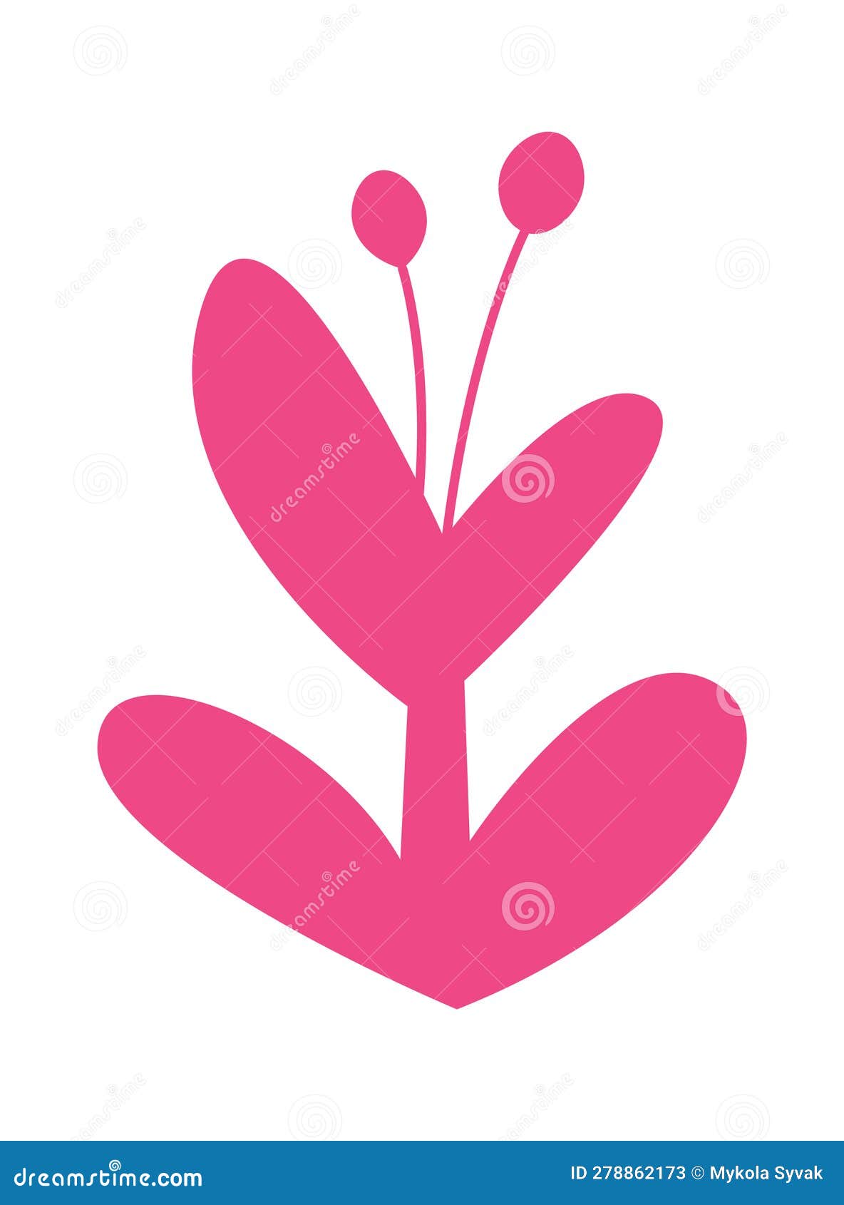 Flower Leaf Icon stock vector. Illustration of element - 278862173